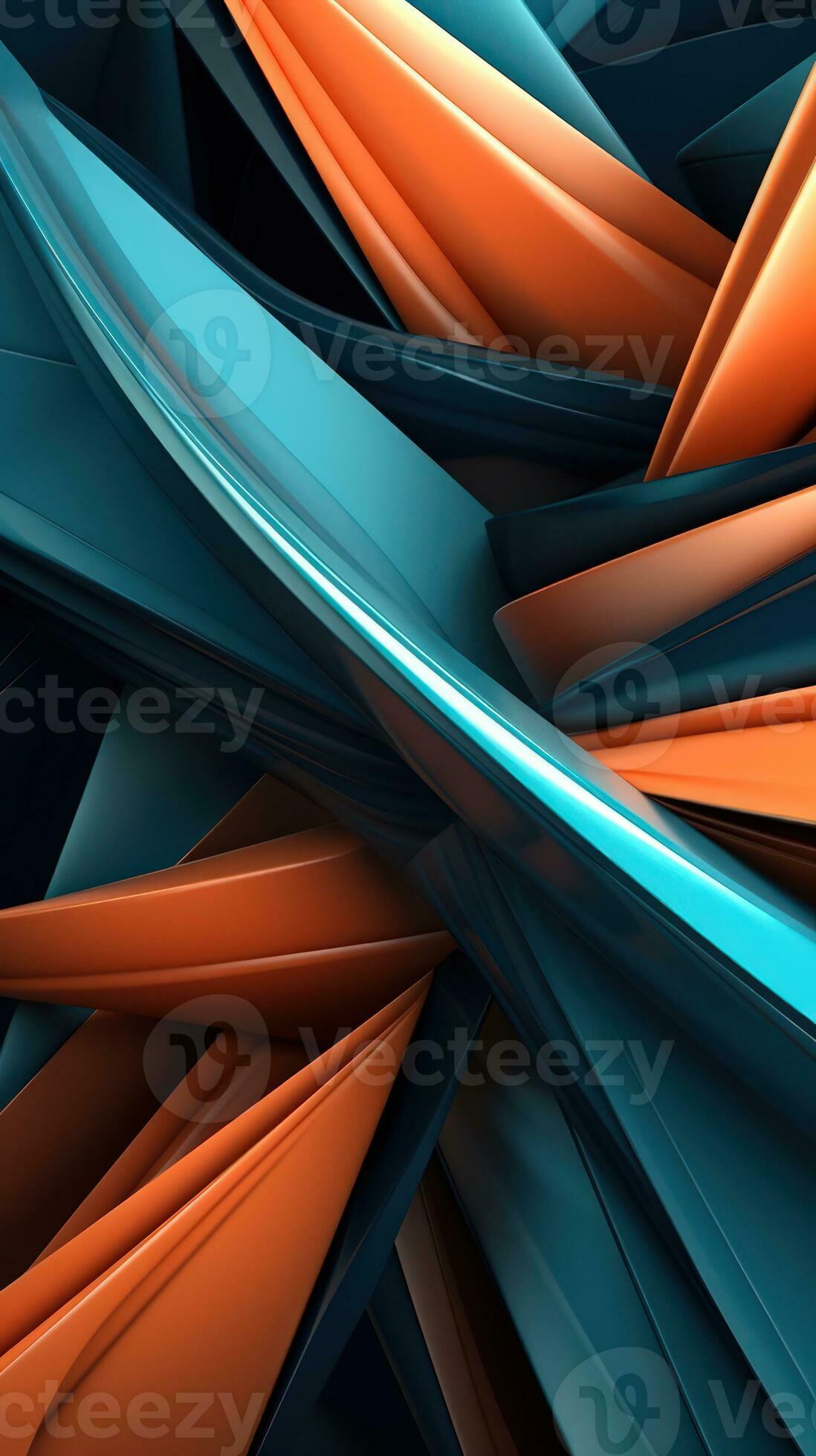 Dynamic Abstract Design With Angular Shapes And Contrasting Color Palette Ai Generated 29981766