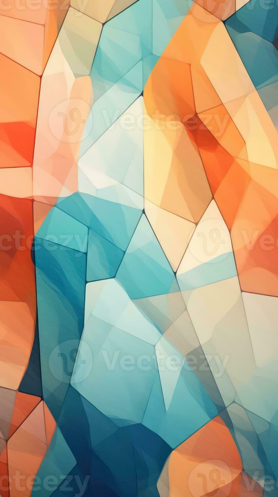 Modern Abstract Composition With Overlapping Layers Of Translucent Shapes Ai Generated 29981975