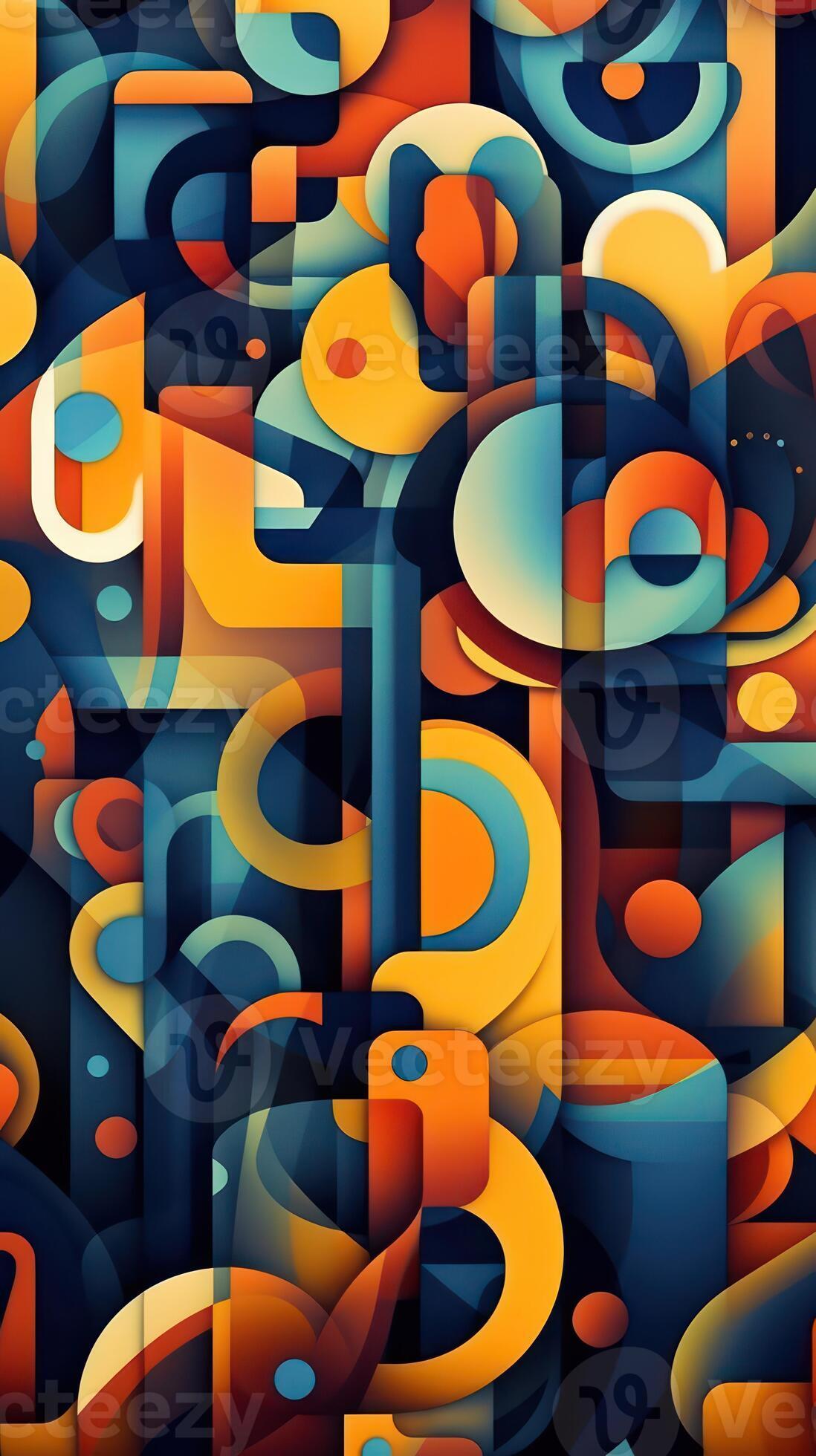 Sophisticated Abstract Composition with Intricate S and Refined Color ...