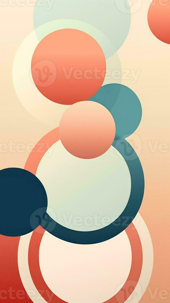 Abstract Design with Overlapping Layers and Concentric Circles Generative AI 29983456 Stock ...