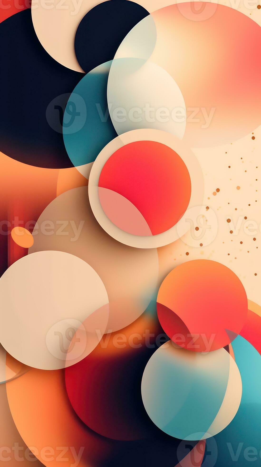 Abstract Design With Overlapping Layers And Concentric Circles Generative Ai 29983463 Stock
