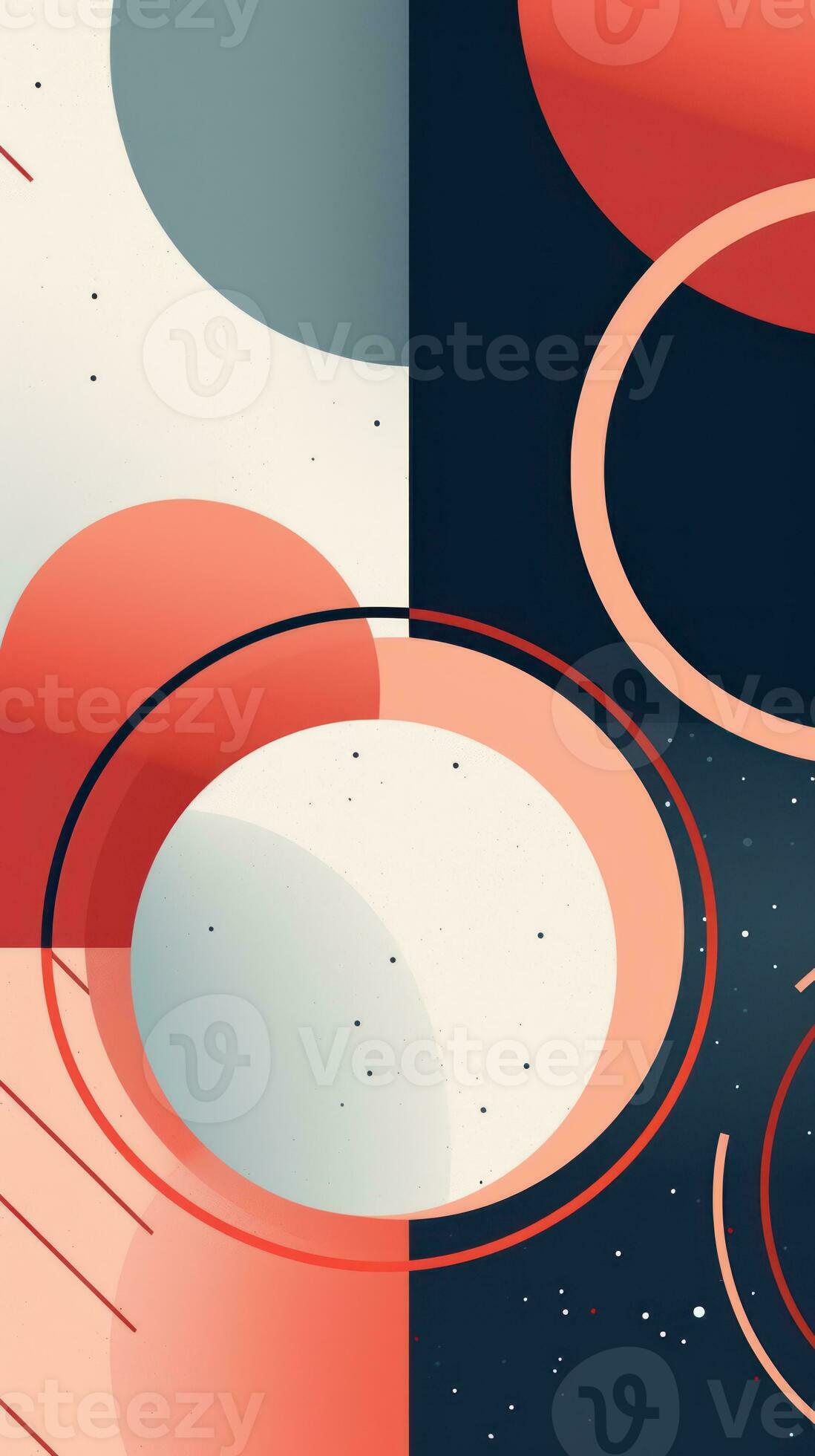 Abstract Design With Overlapping Layers And Concentric Circles Generative Ai 29983465 Stock