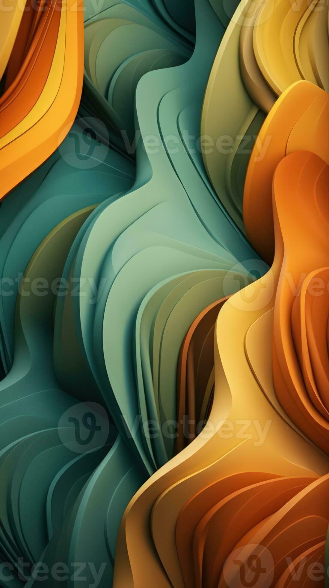 Modern Abstract Artwork With Sharp Angular Shapes And Soft Curves Ai
