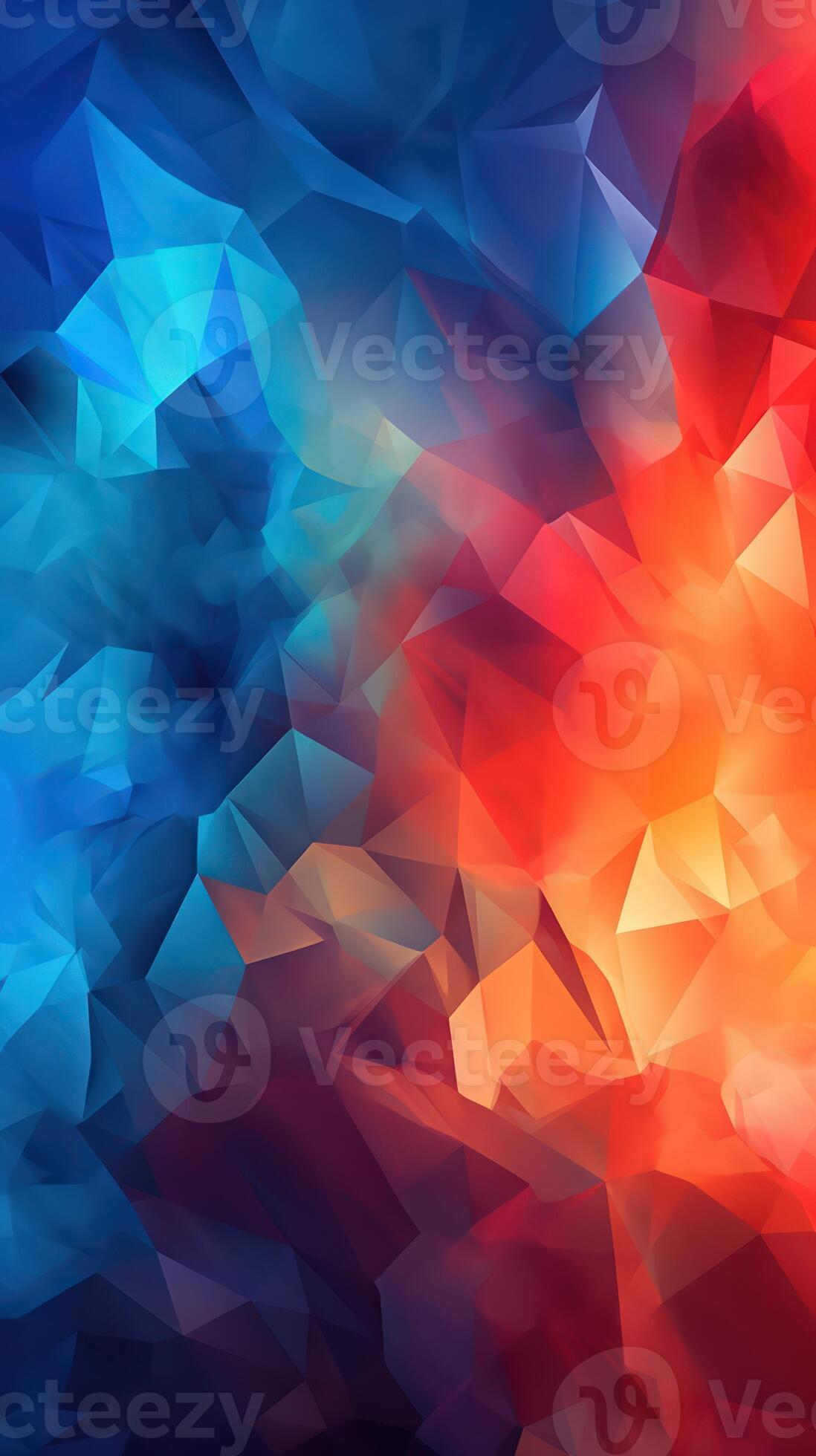Modern Abstract Artwork with Sharp Angular Shapes and Soft Curves AI ...