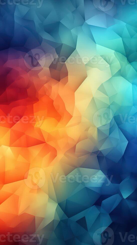 Experiment with Warm and Cool Colors in Abstract Art AI Generated ...