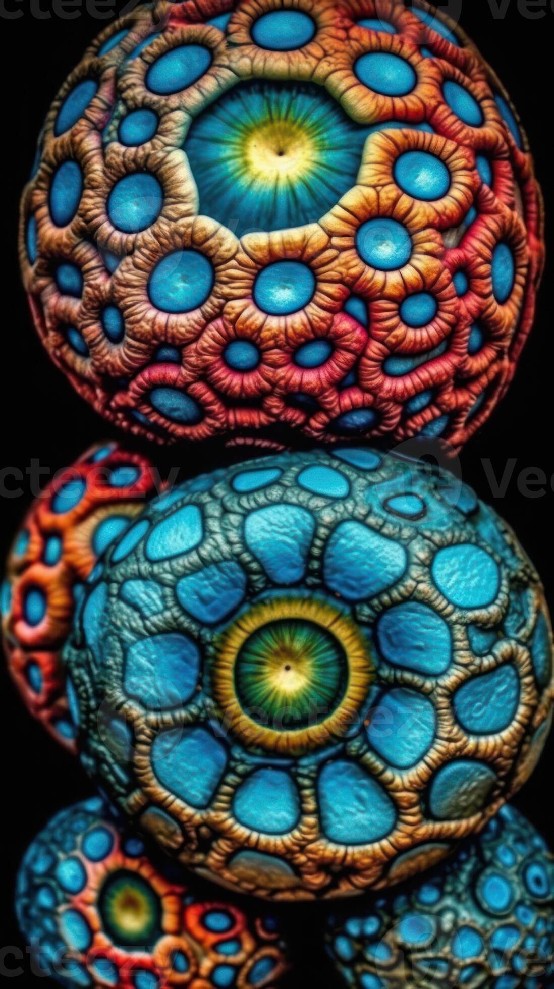 Vivid Colors of Cell Division A Highly Detailed Electron Microscope ...
