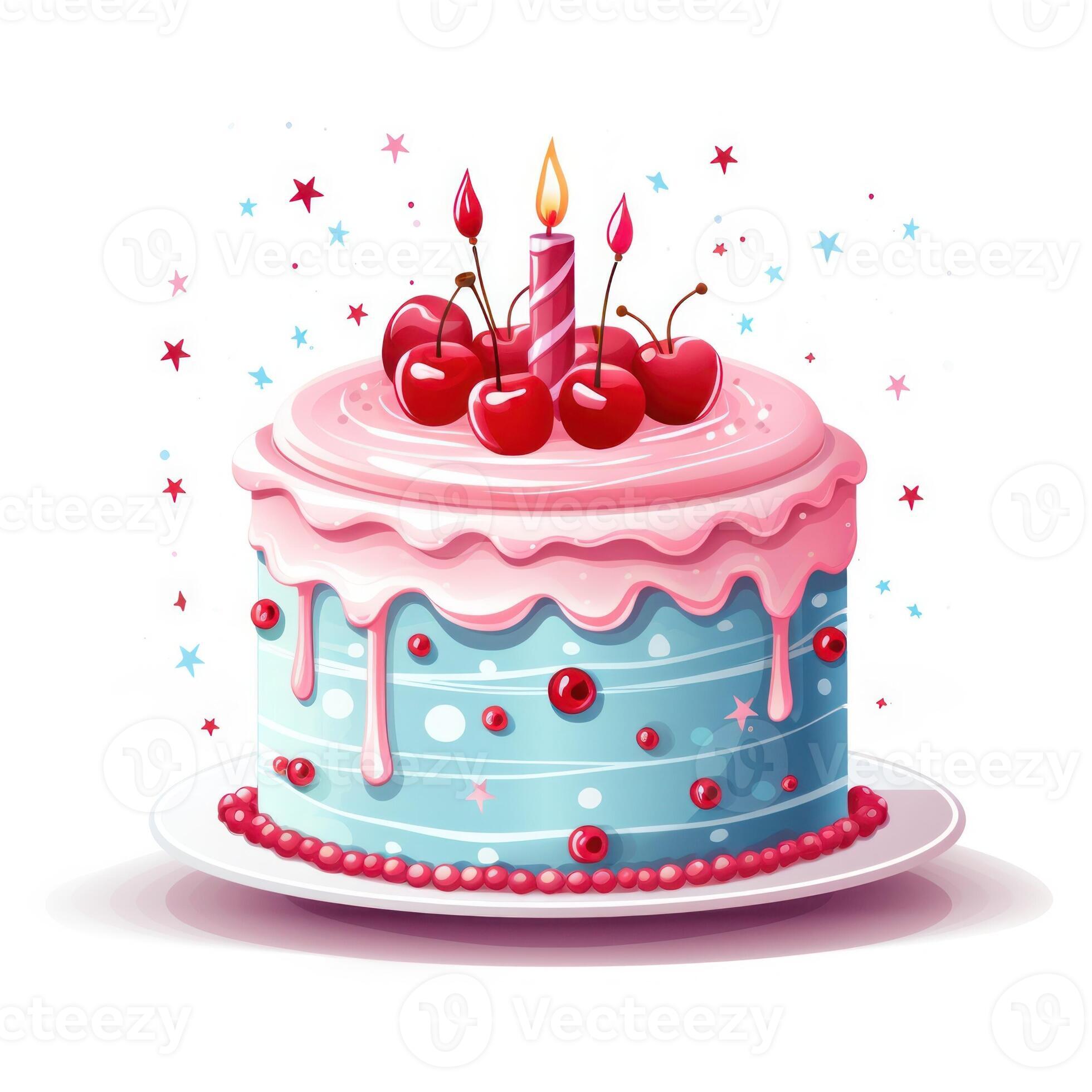 Cute Birthday Cake Clipart