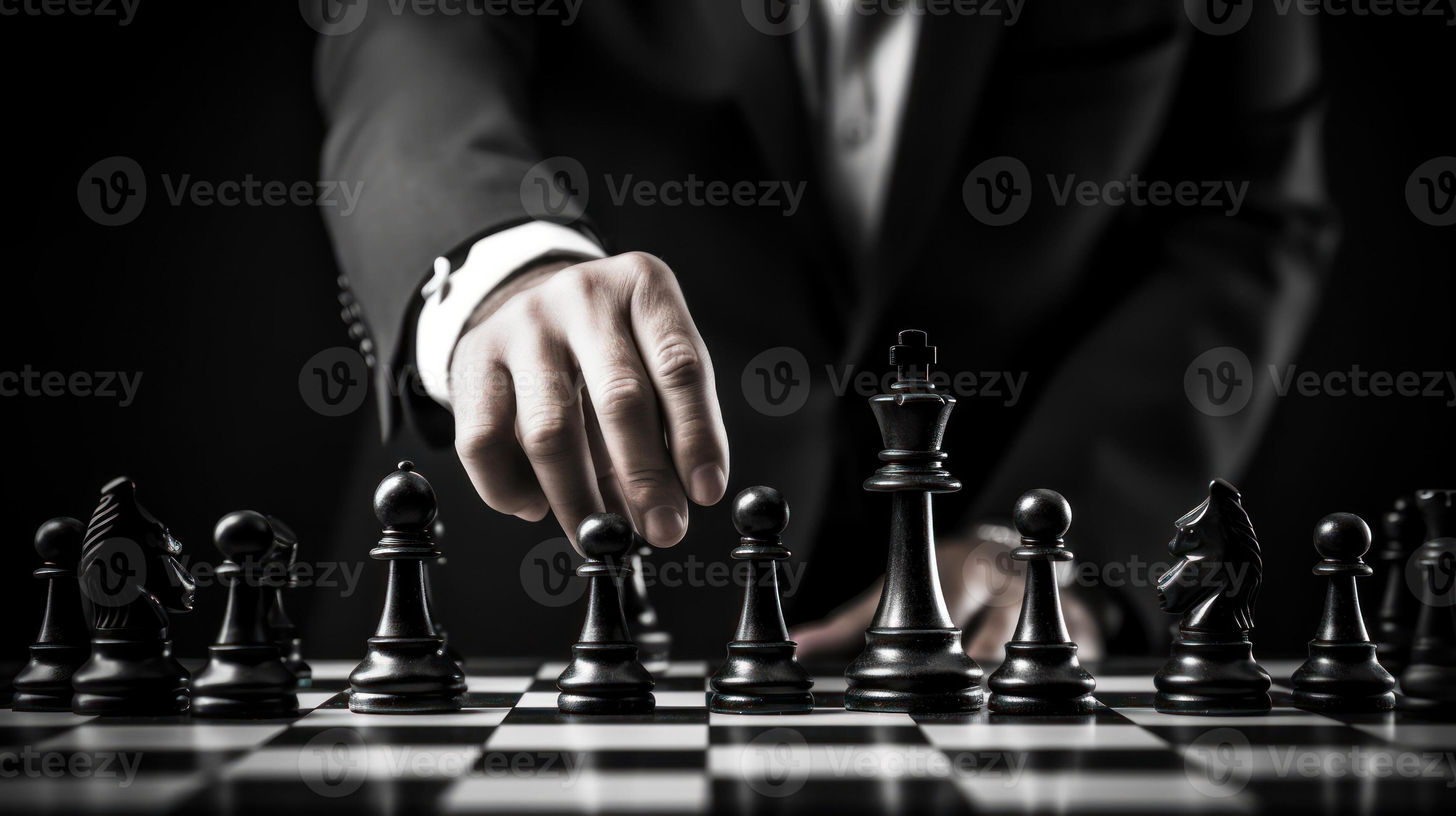 Strategic Chess Game AI Generated 29995219 Stock Photo at Vecteezy