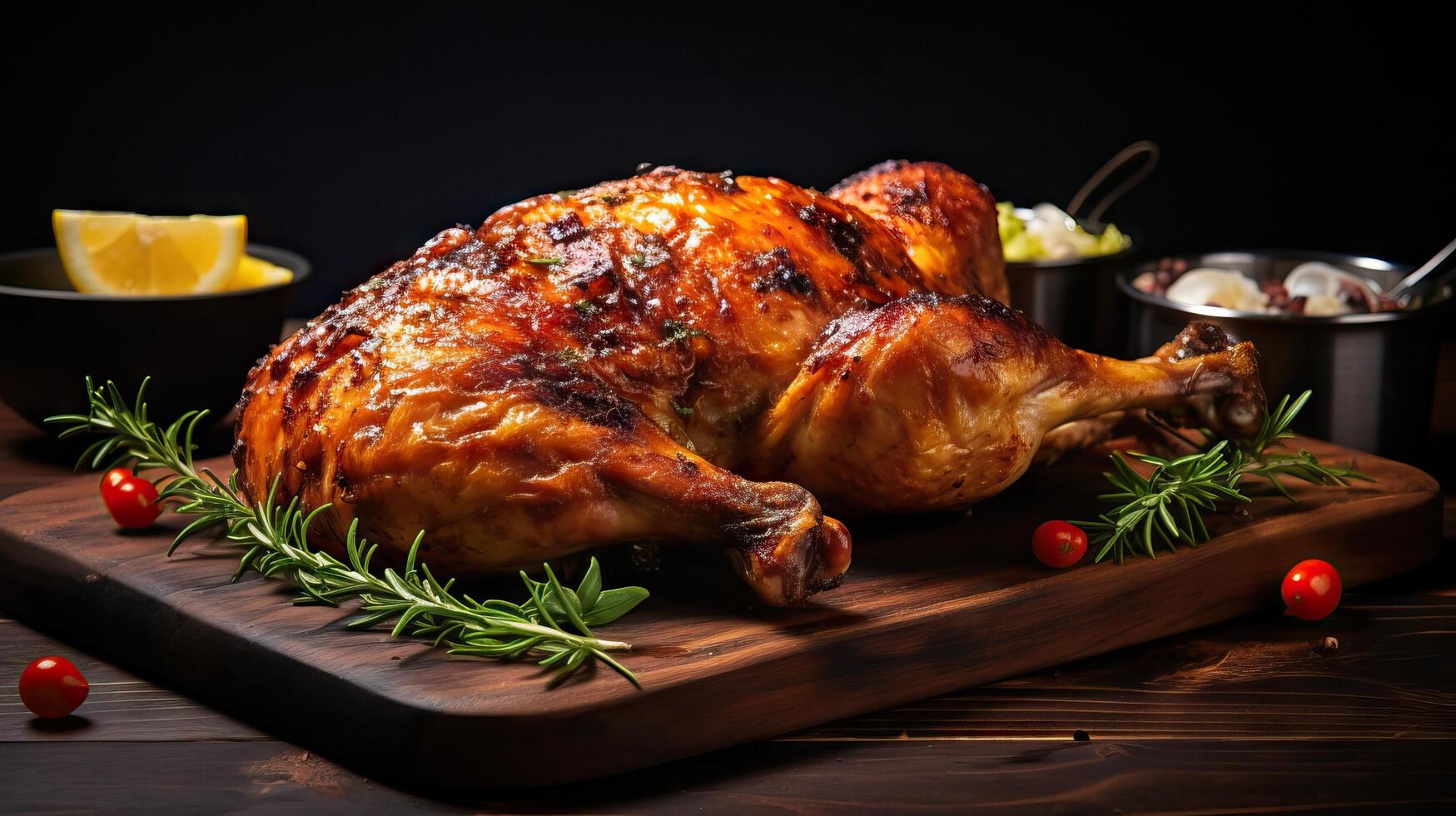 Delicious Grilled Chicken on White Background AI Generated 29996351 ...