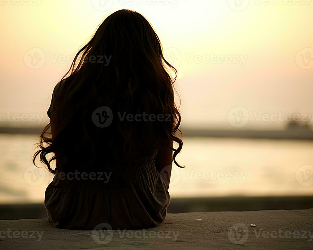 Alone Sad Girl Stock Photos, Images and Backgrounds for Free Download
