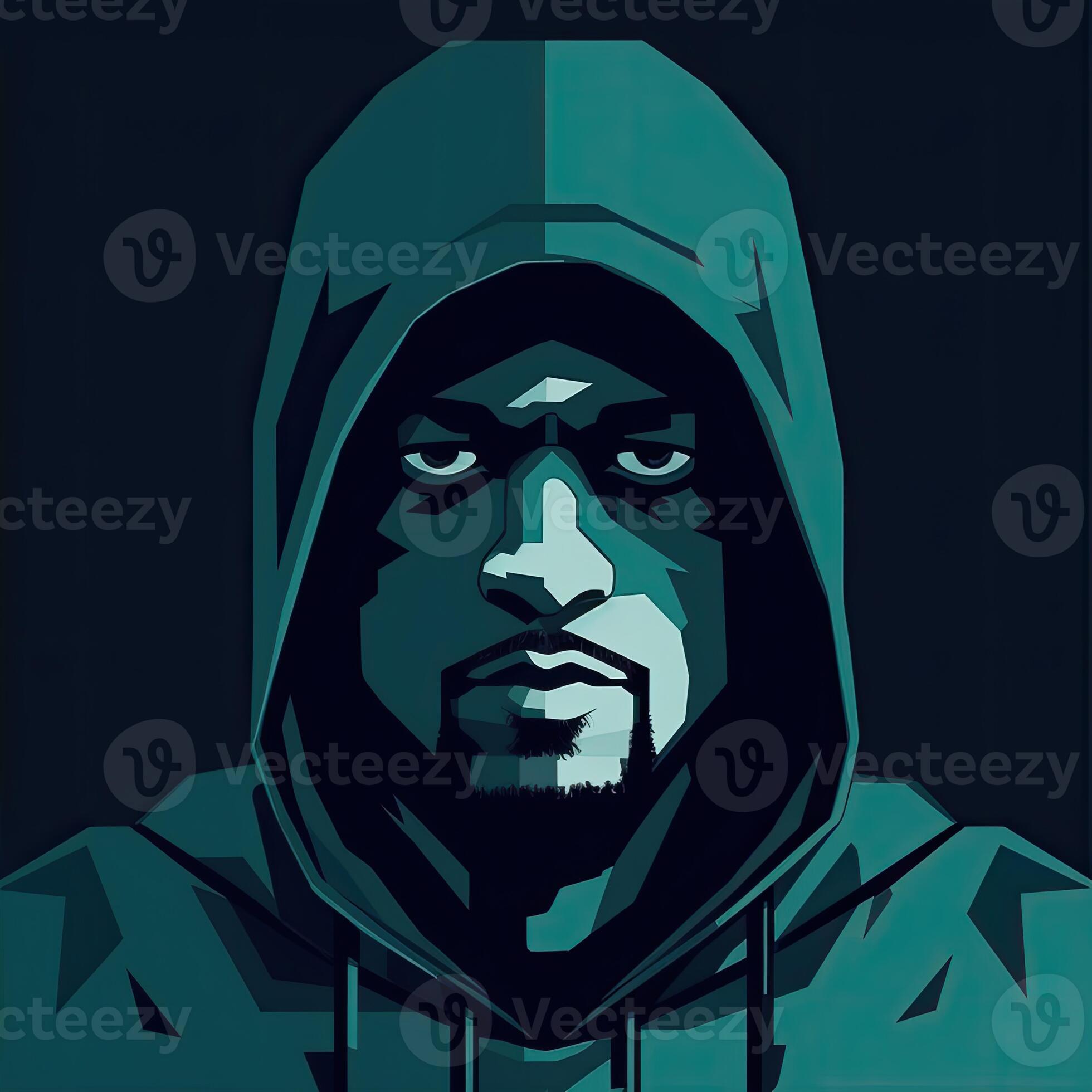 Iron Man Mask Portrait Logo Tattoo Poster Pixel Art Illustration Voxel