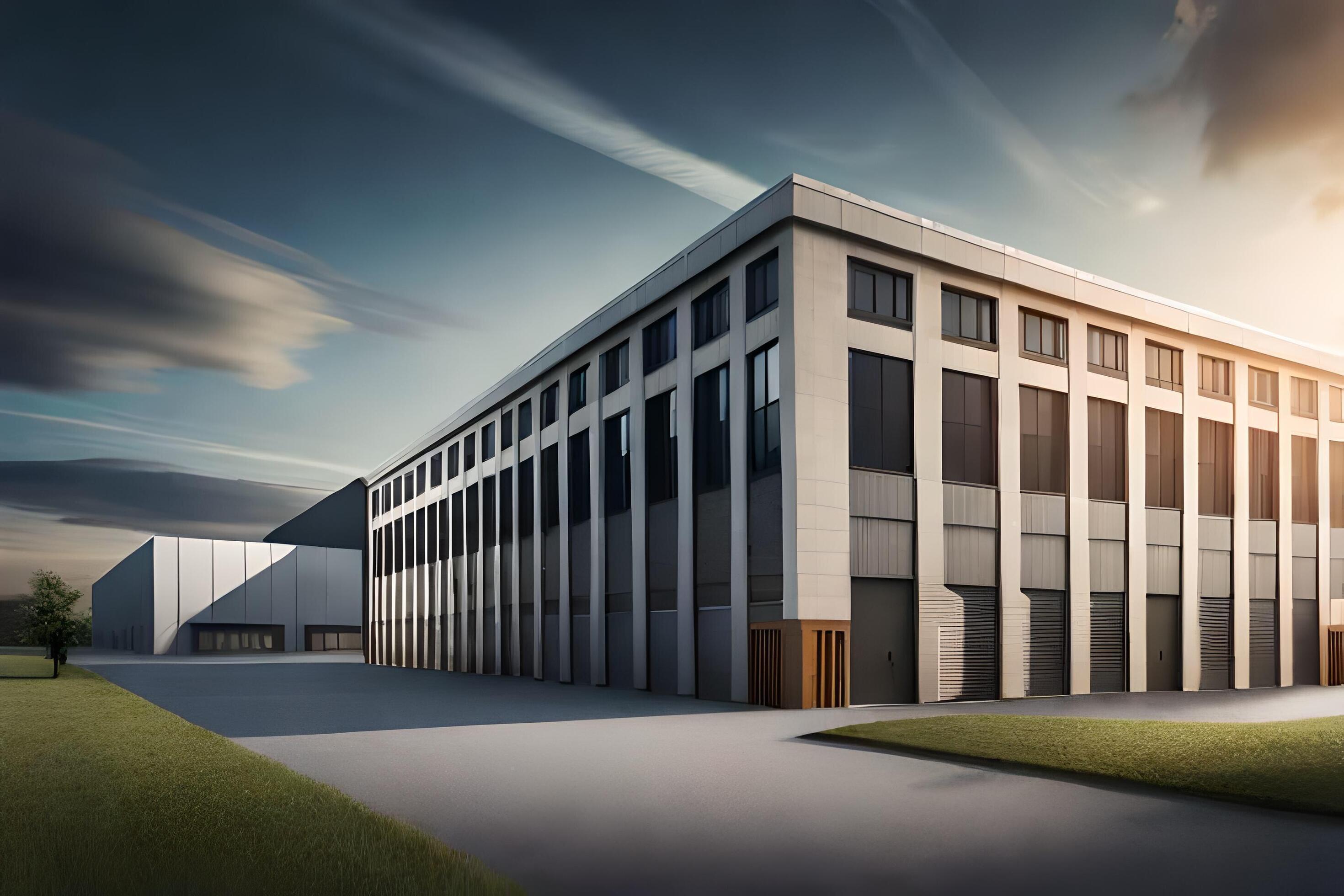 the new building is designed to look like a modern building. AI ...