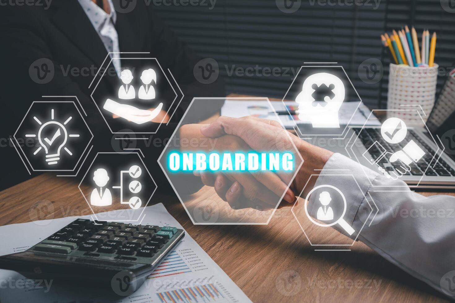 Business onboarding concept, Business partnership handshaking after ... Business onboarding concept, Business partnership handshaking after ...