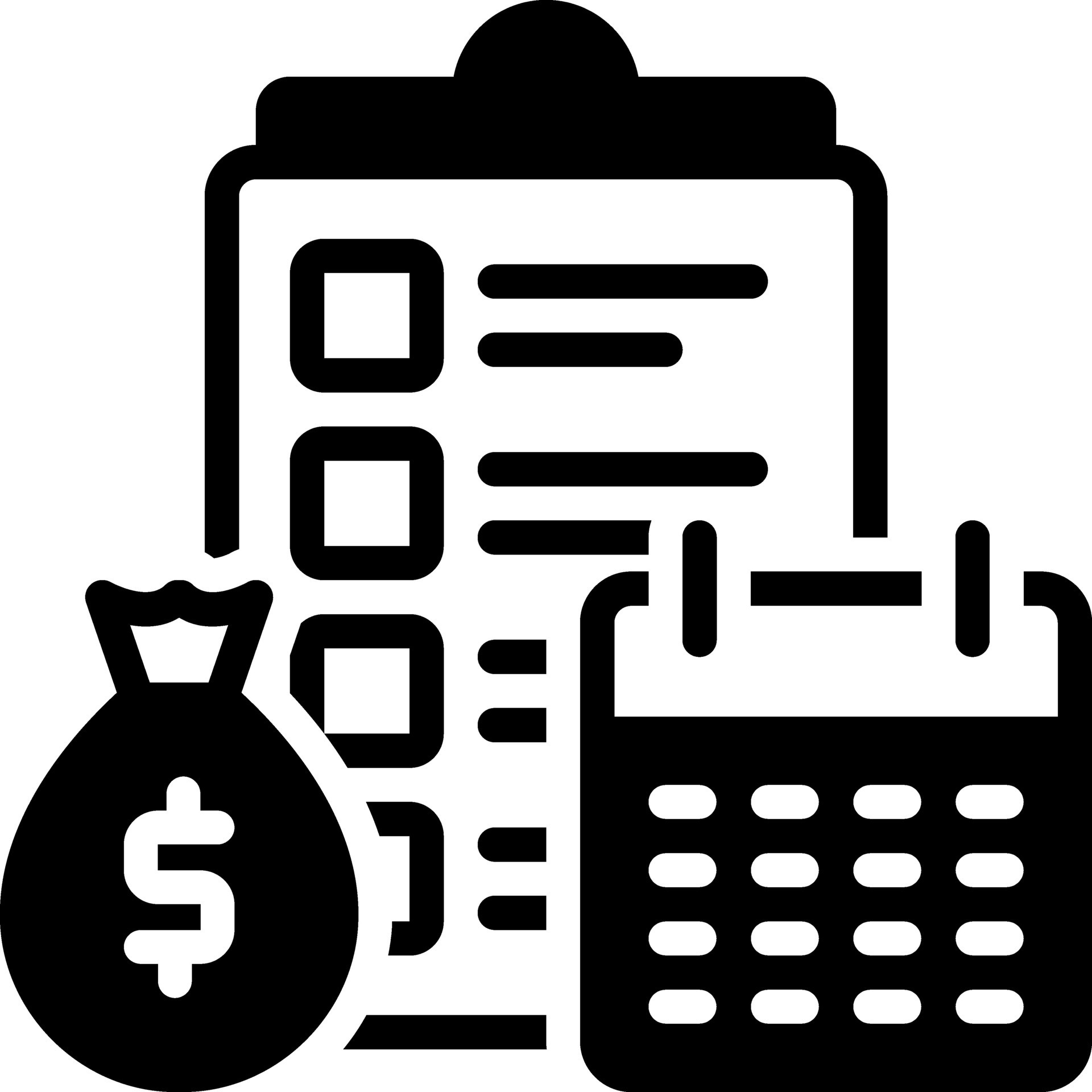solid icon for expense 30199007 Vector Art at Vecteezy