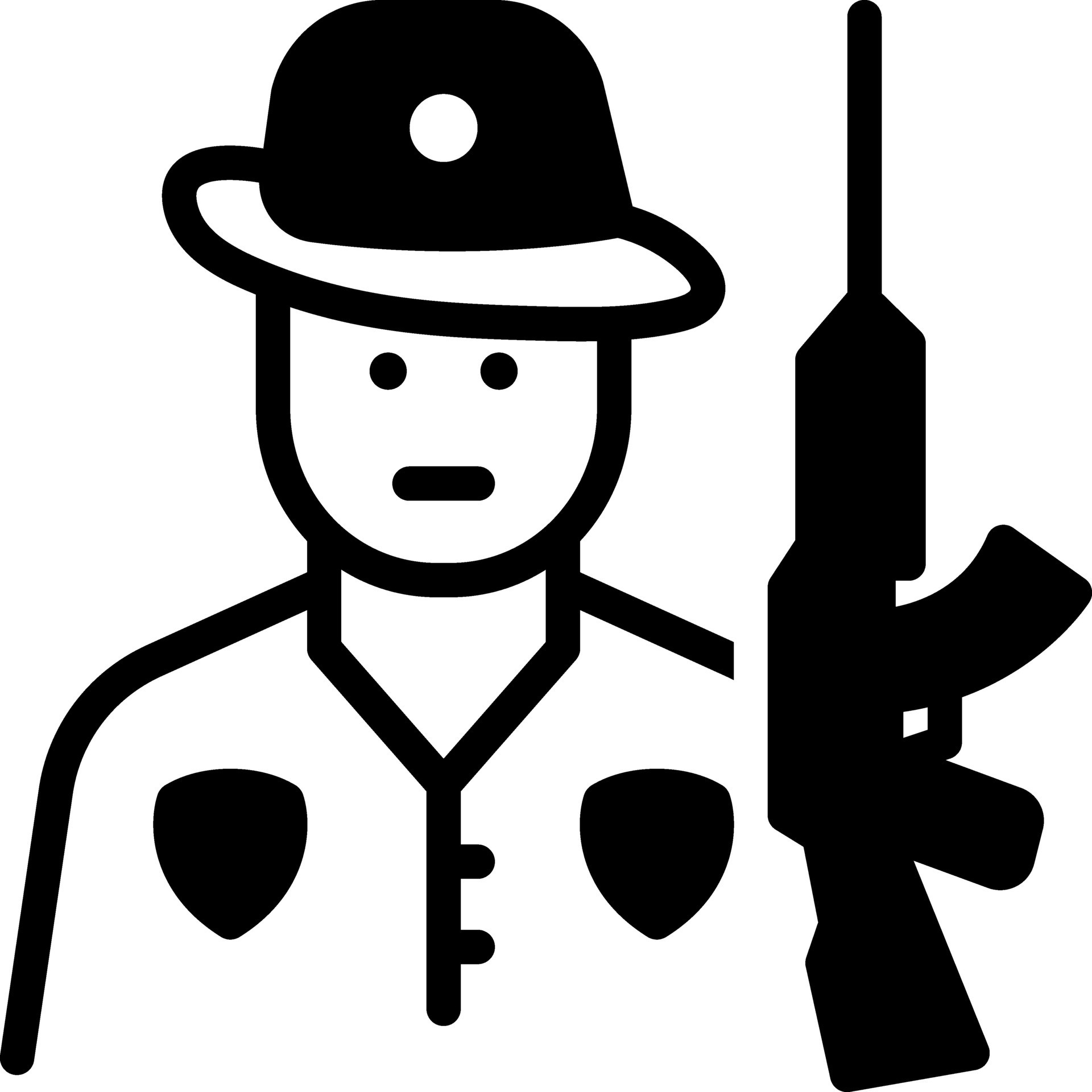 solid icon for hunter 30201603 Vector Art at Vecteezy