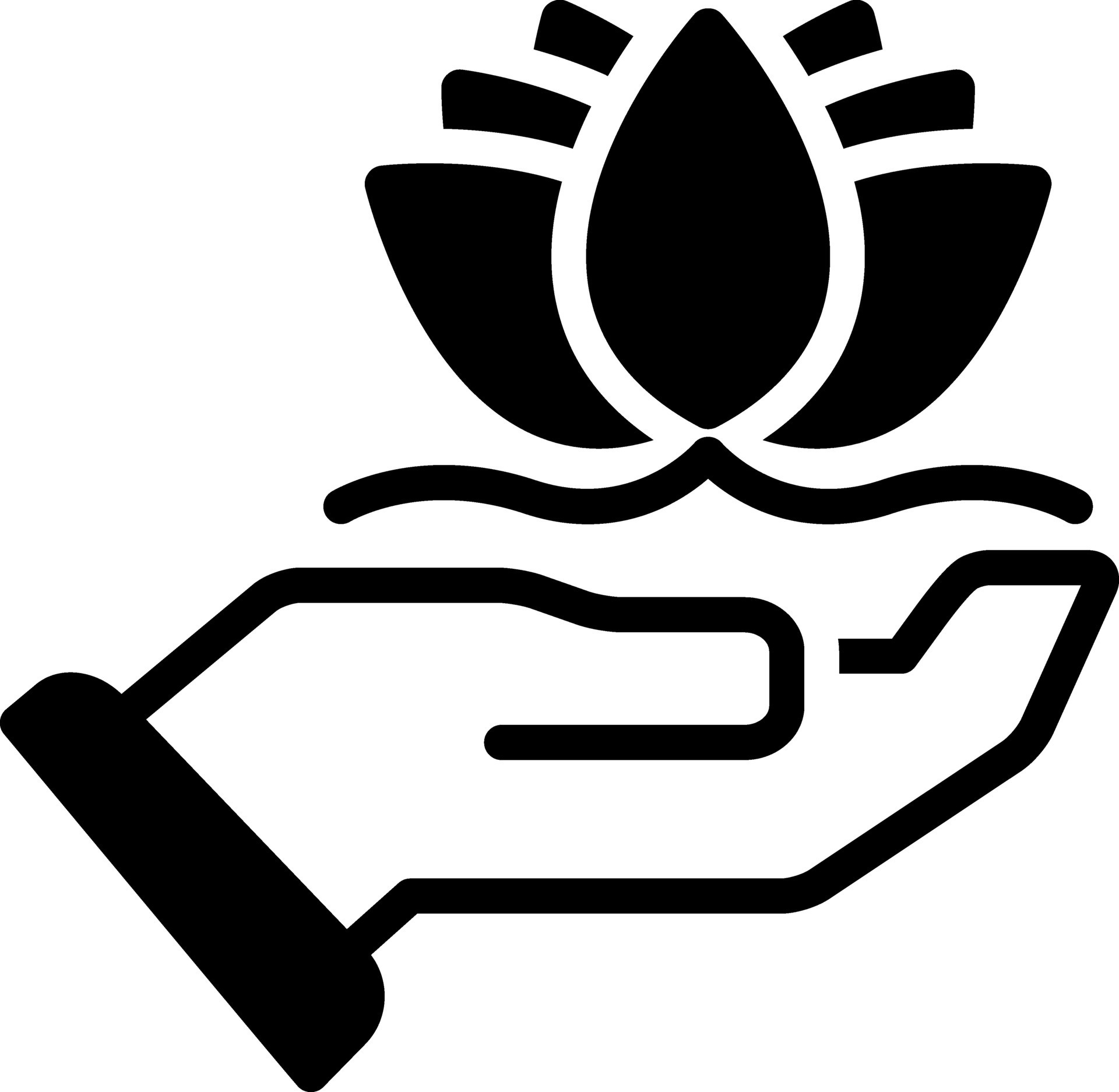 solid icon for gently 30201695 Vector Art at Vecteezy