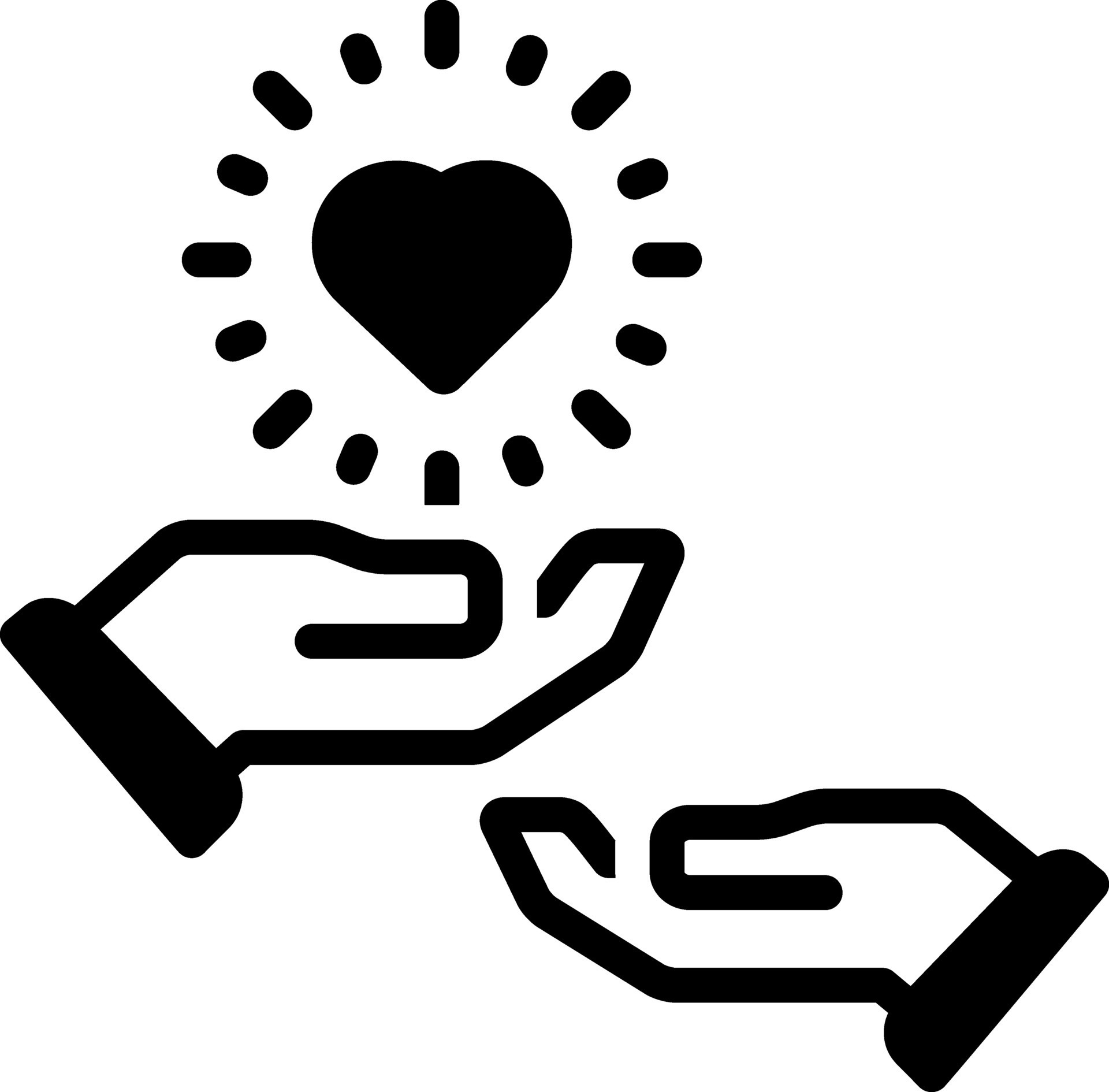 solid icon for donated 30201698 Vector Art at Vecteezy