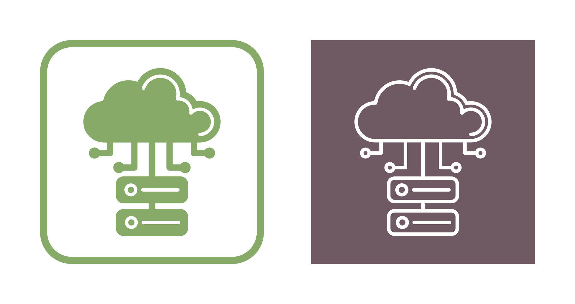 Cloud Database Vector Icon 30203740 Vector Art At Vecteezy
