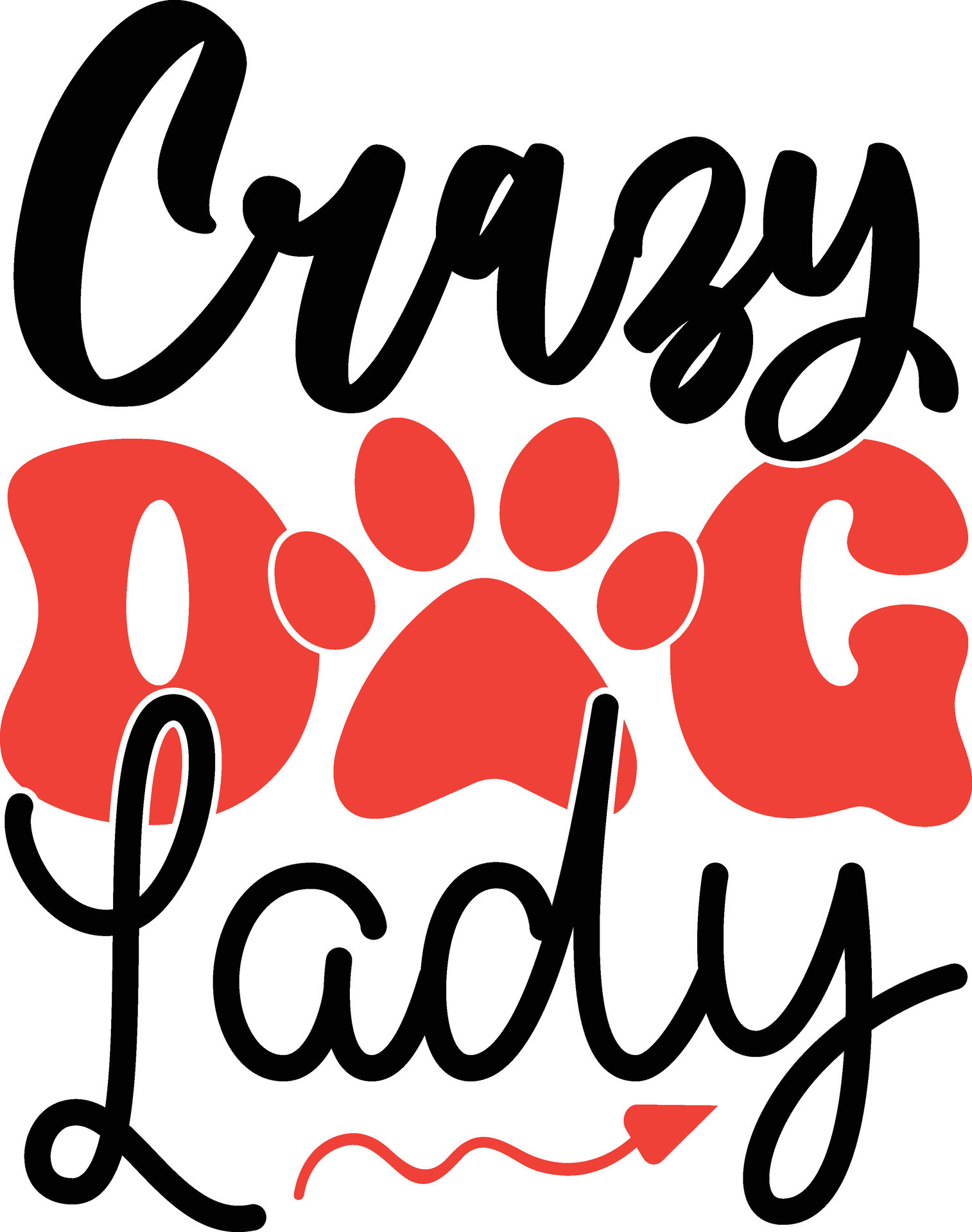crazy dog lady 30205037 Vector Art at Vecteezy