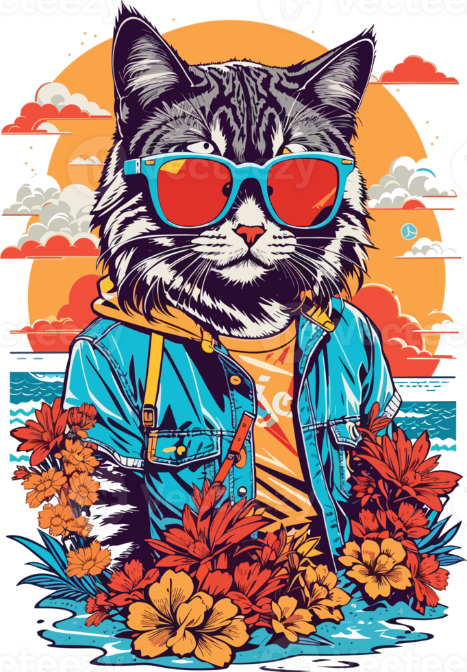 Cartoon Cat Ai Generative 30209089 Png