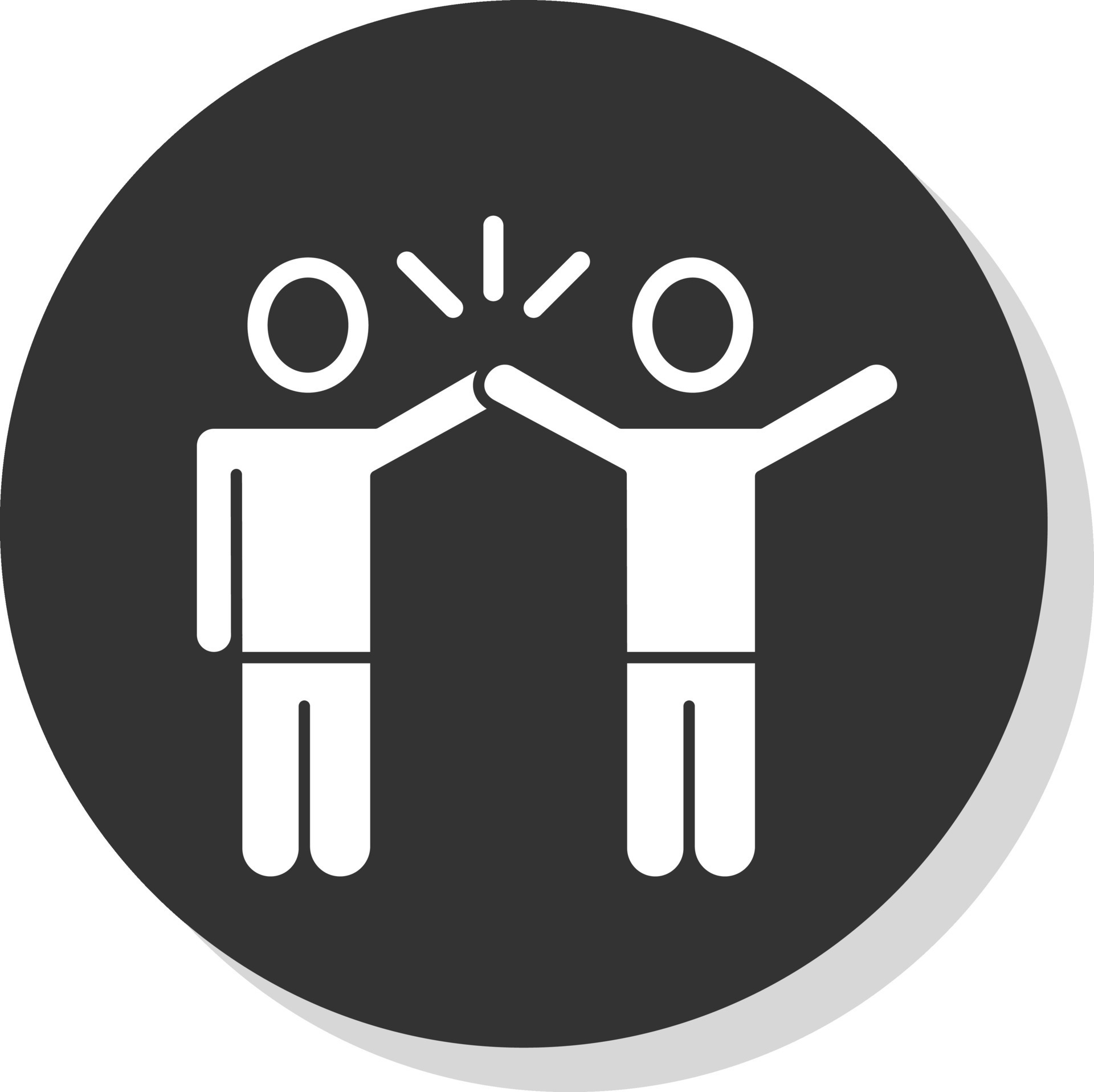 High Five Vector Icon Design 30216773 Vector Art At Vecteezy