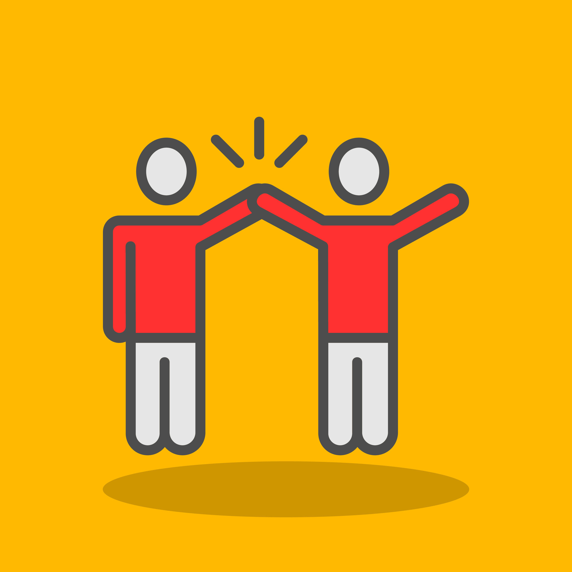 High Five Vector Icon Design 30221242 Vector Art At Vecteezy