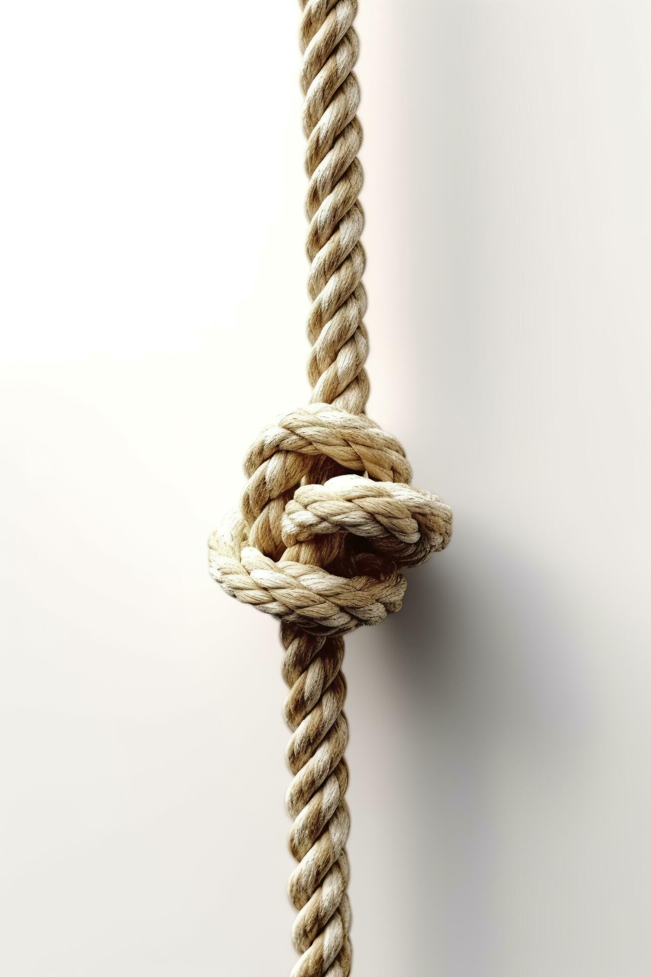 ropes isolated on a white background. Generative AI 30226264 Stock ...