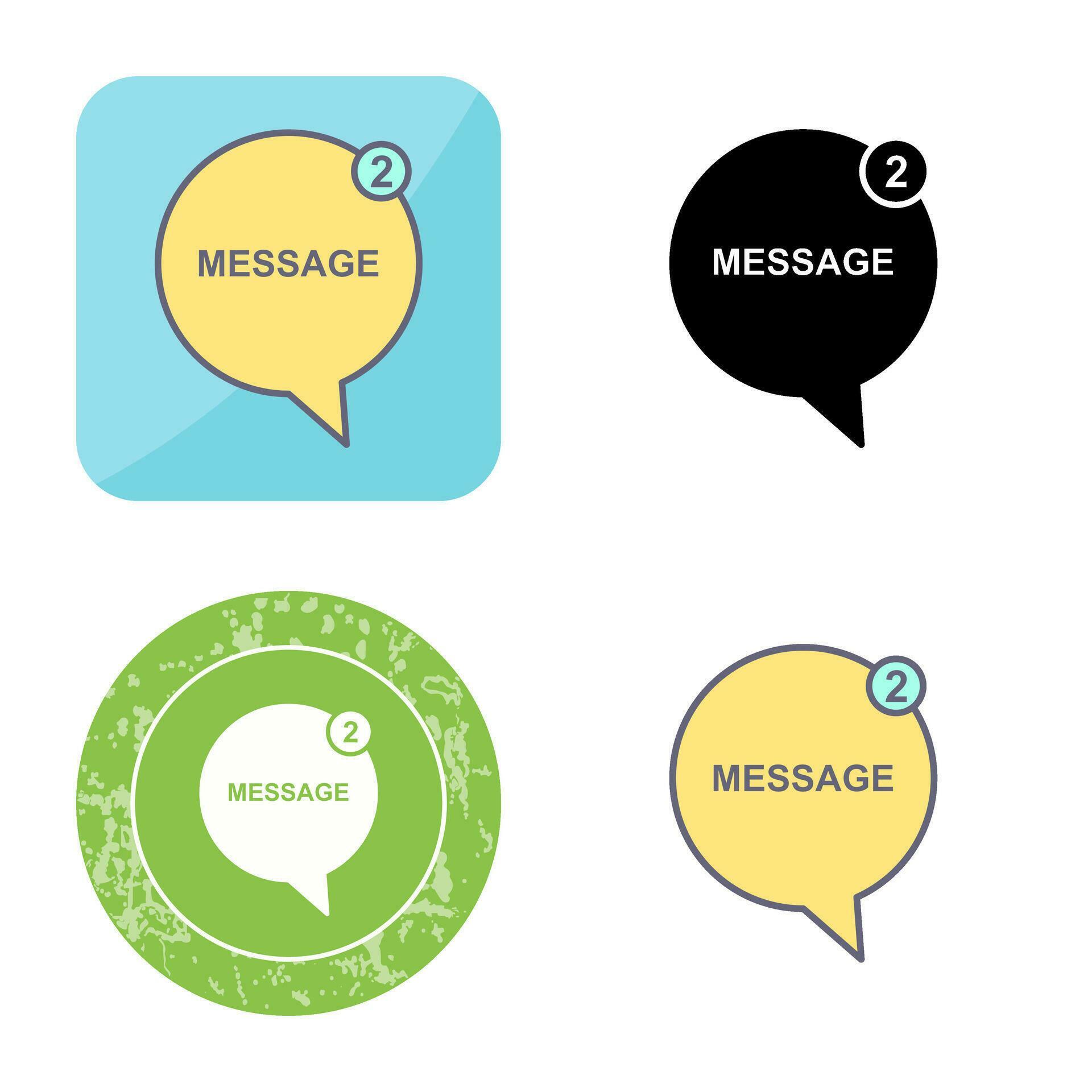Message Bubbles Vector Icon 30227365 Vector Art at Vecteezy