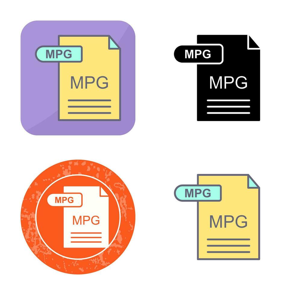 MPG Vector Icon 30230898 Vector Art at Vecteezy