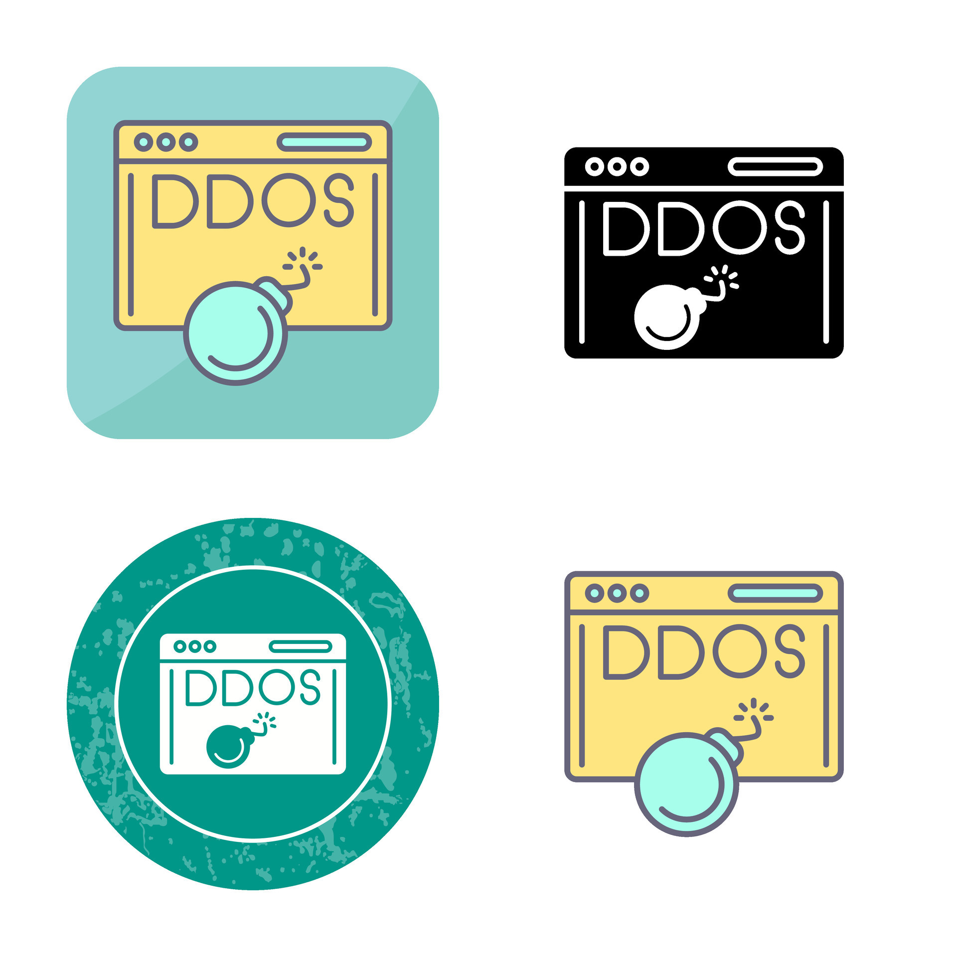 Ddos Attack Vector Icon 30240610 Vector Art at Vecteezy