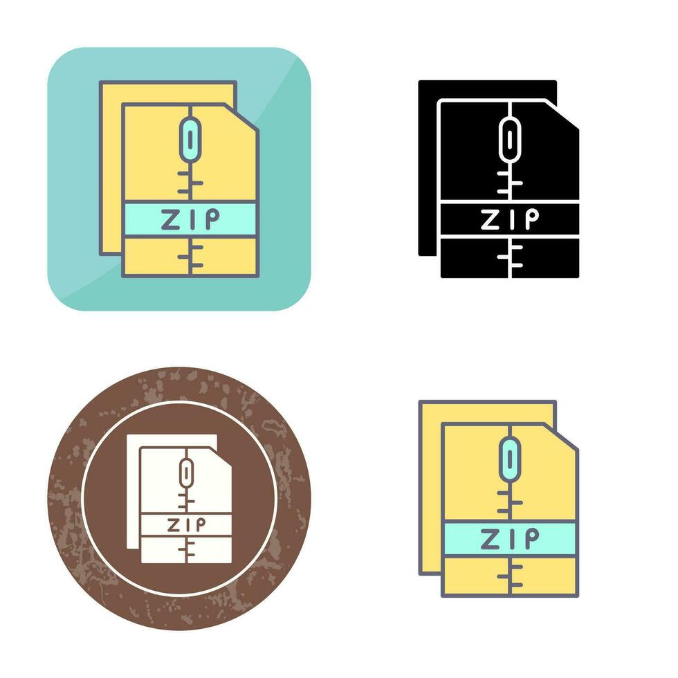 Zip File Vector Icon 30241724 Vector Art at Vecteezy