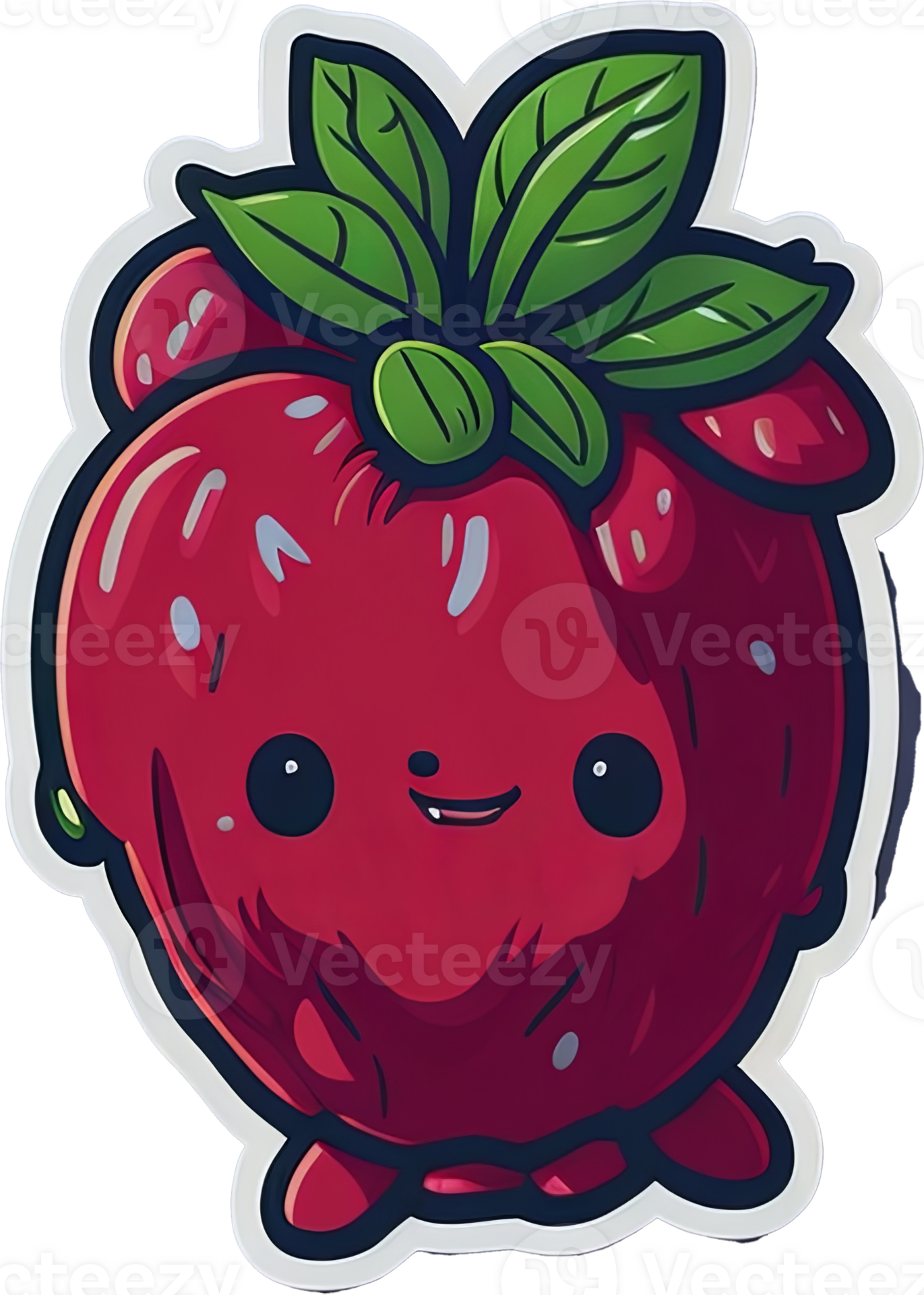 Ai Generative Cute Fruit Cartoon 30243613 Png