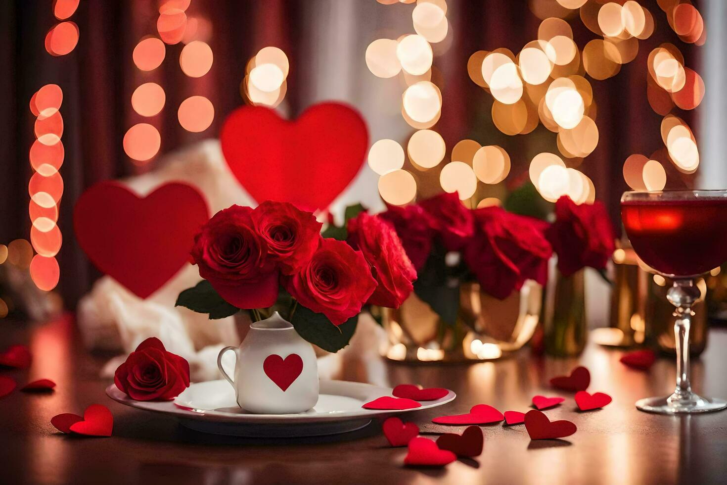 valentine's day is a day to celebrate love and romance. AI-Generated ...