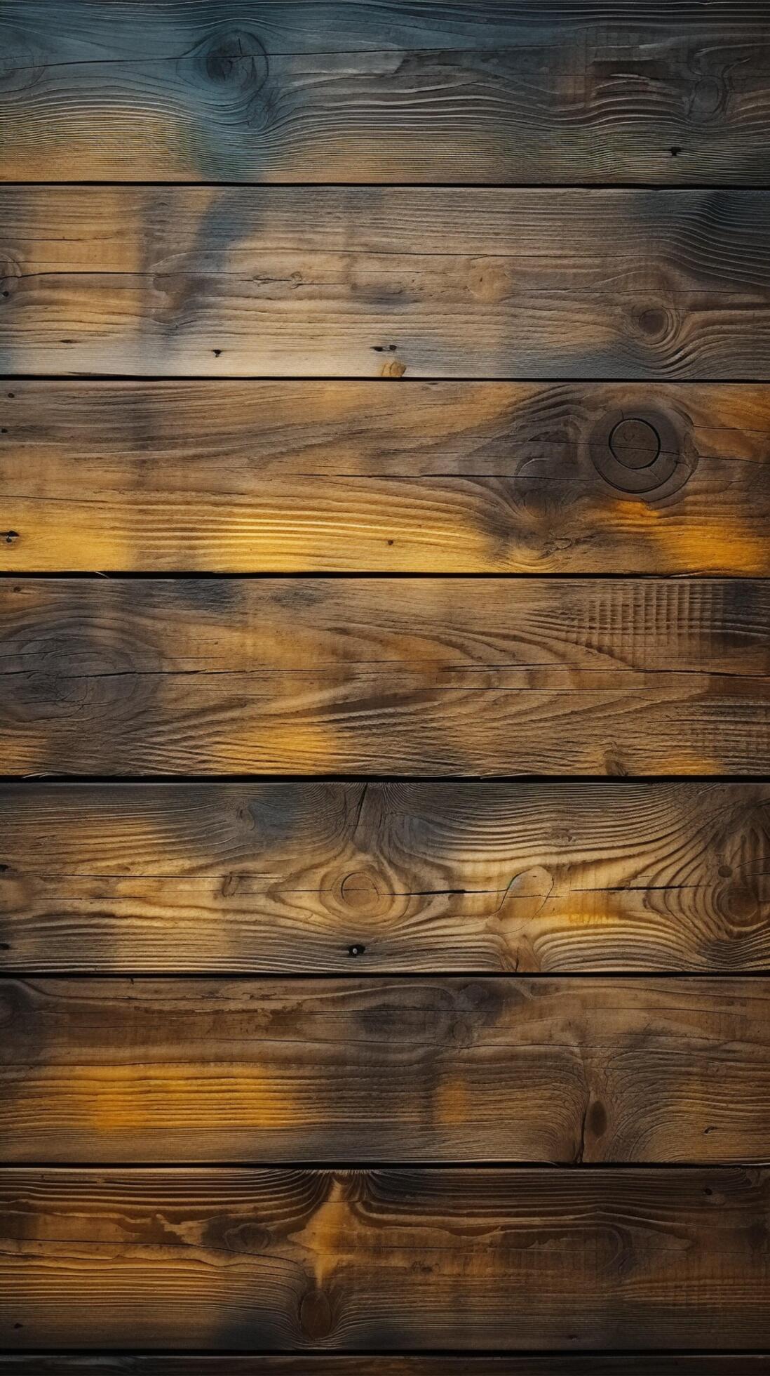 Faded, worn, vibrant wooden surface with character Vertical Mobile ...