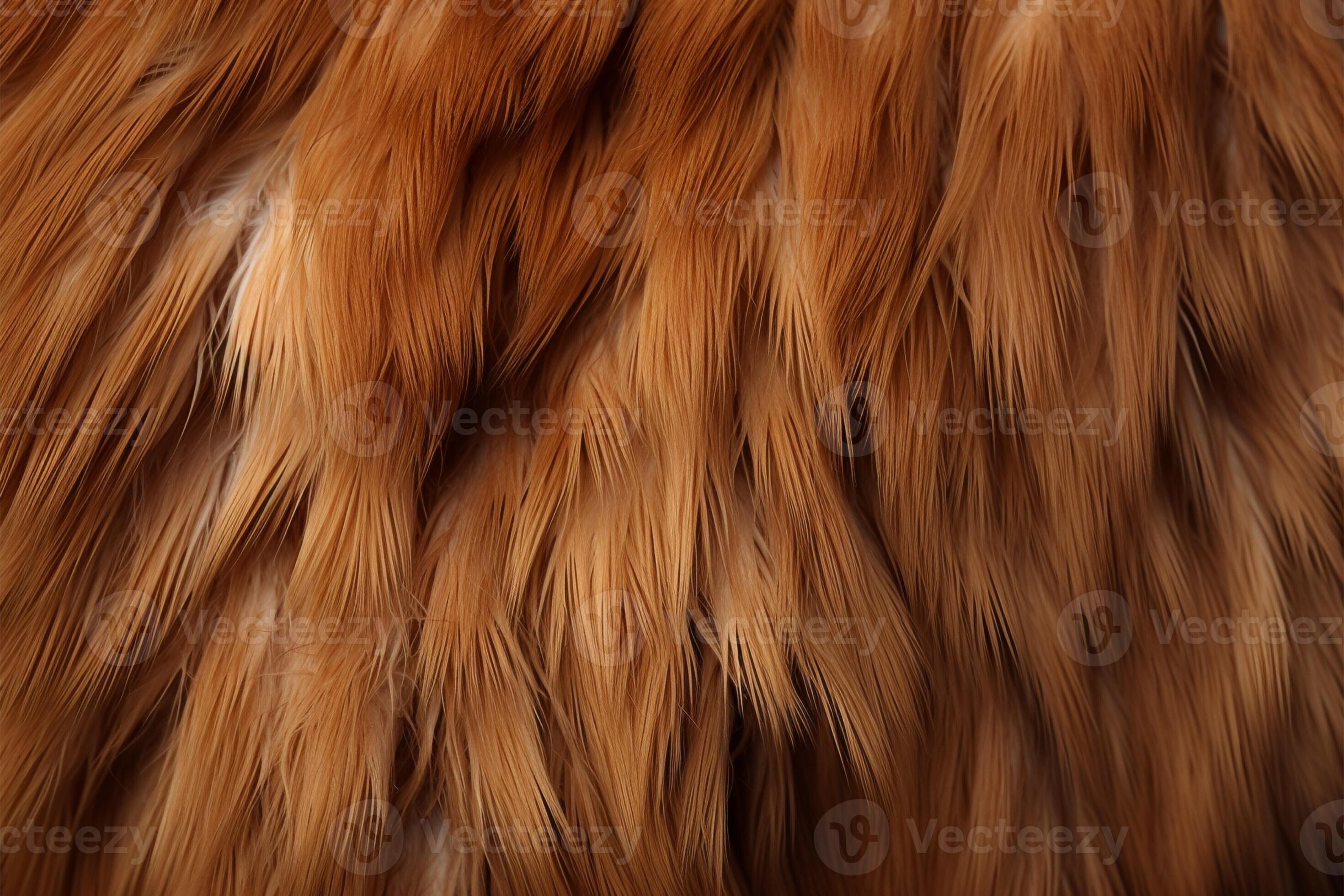 Up close view of a llamas luscious brown fur texture and color AI ...