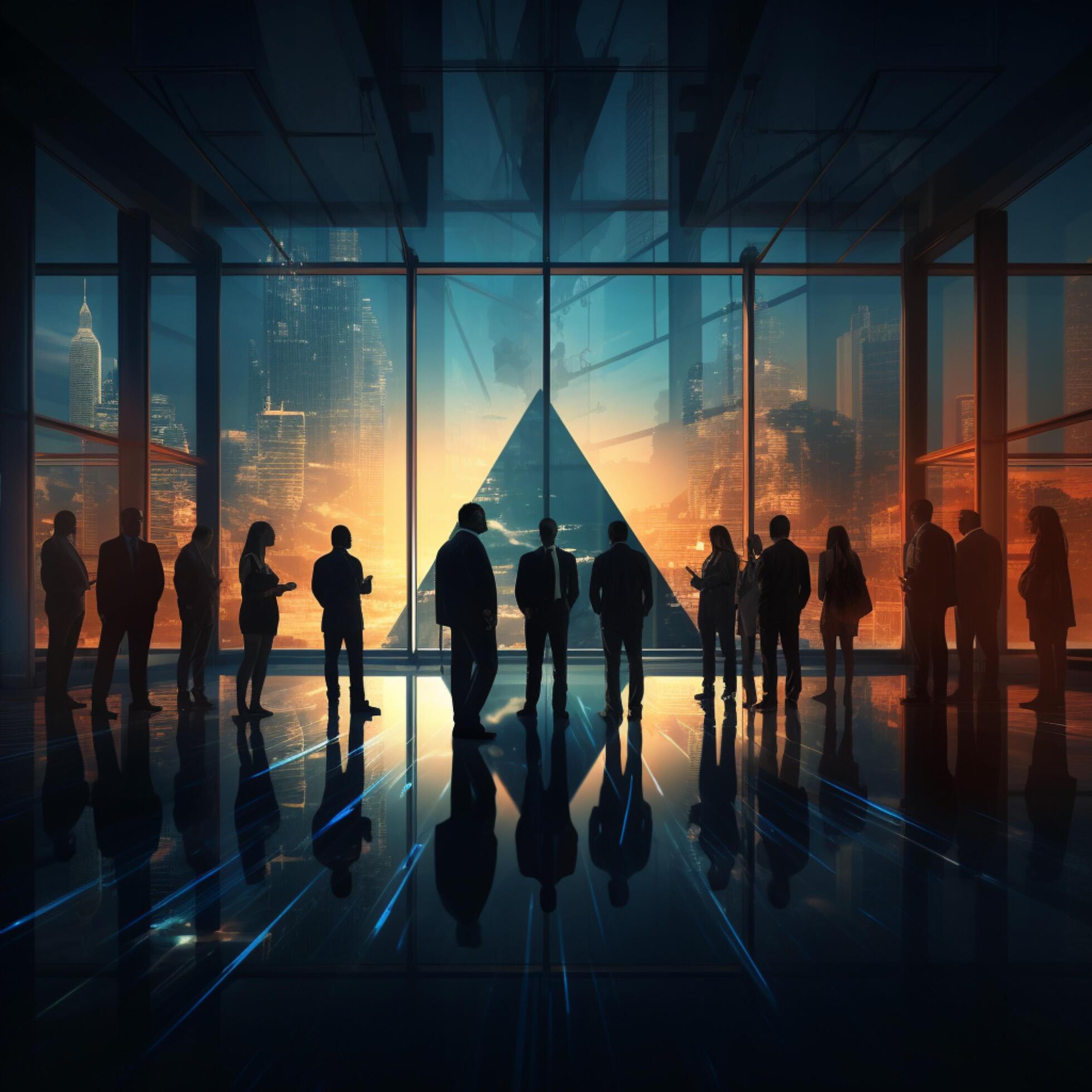 Debating dynamics Vector art shows businesspeople in dispute, set in ... Debating dynamics Vector art shows businesspeople in dispute, set in ...