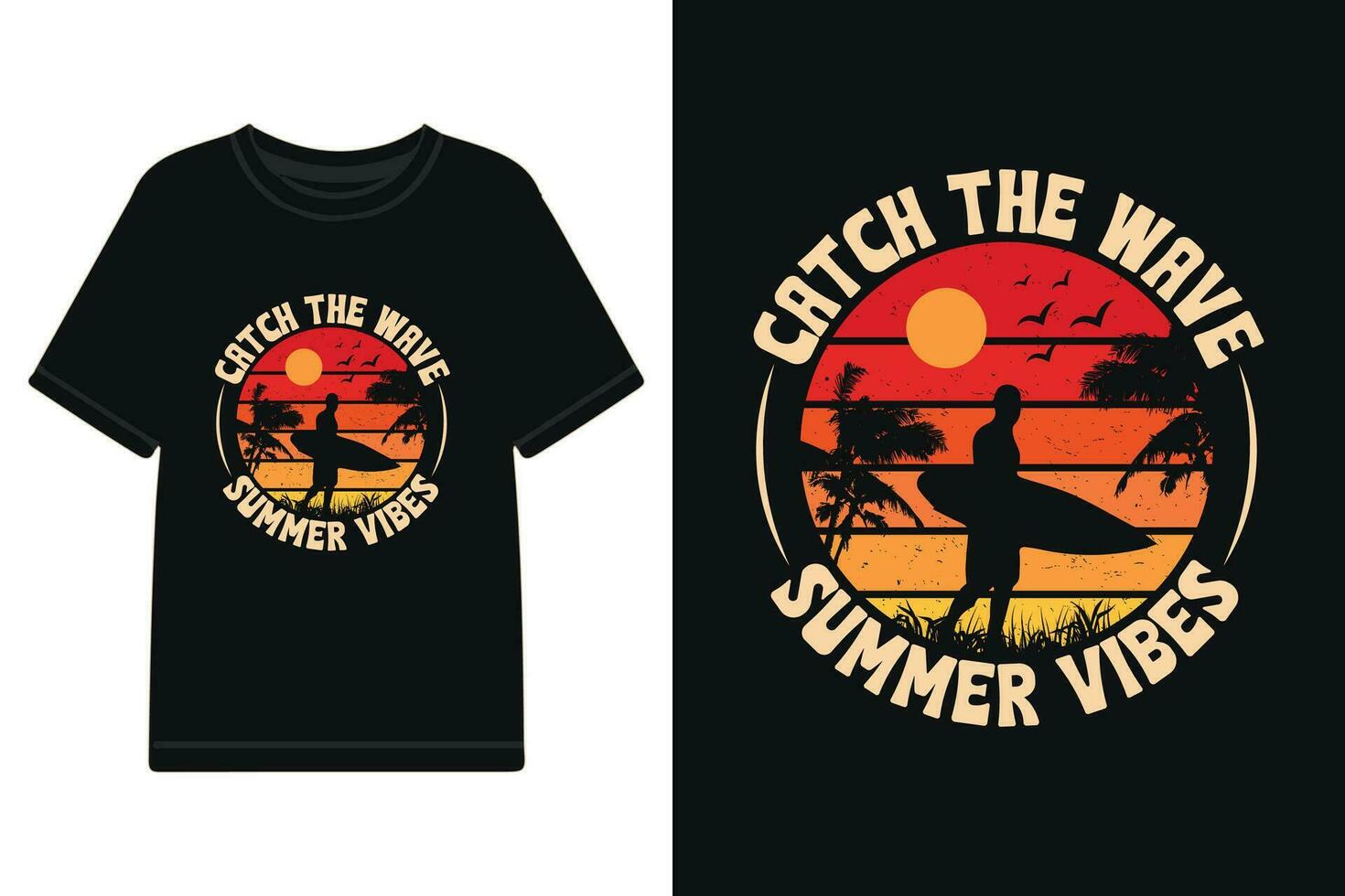 Summer Beach T Shirt Design Vector Files Summer T Shirt Typography T
