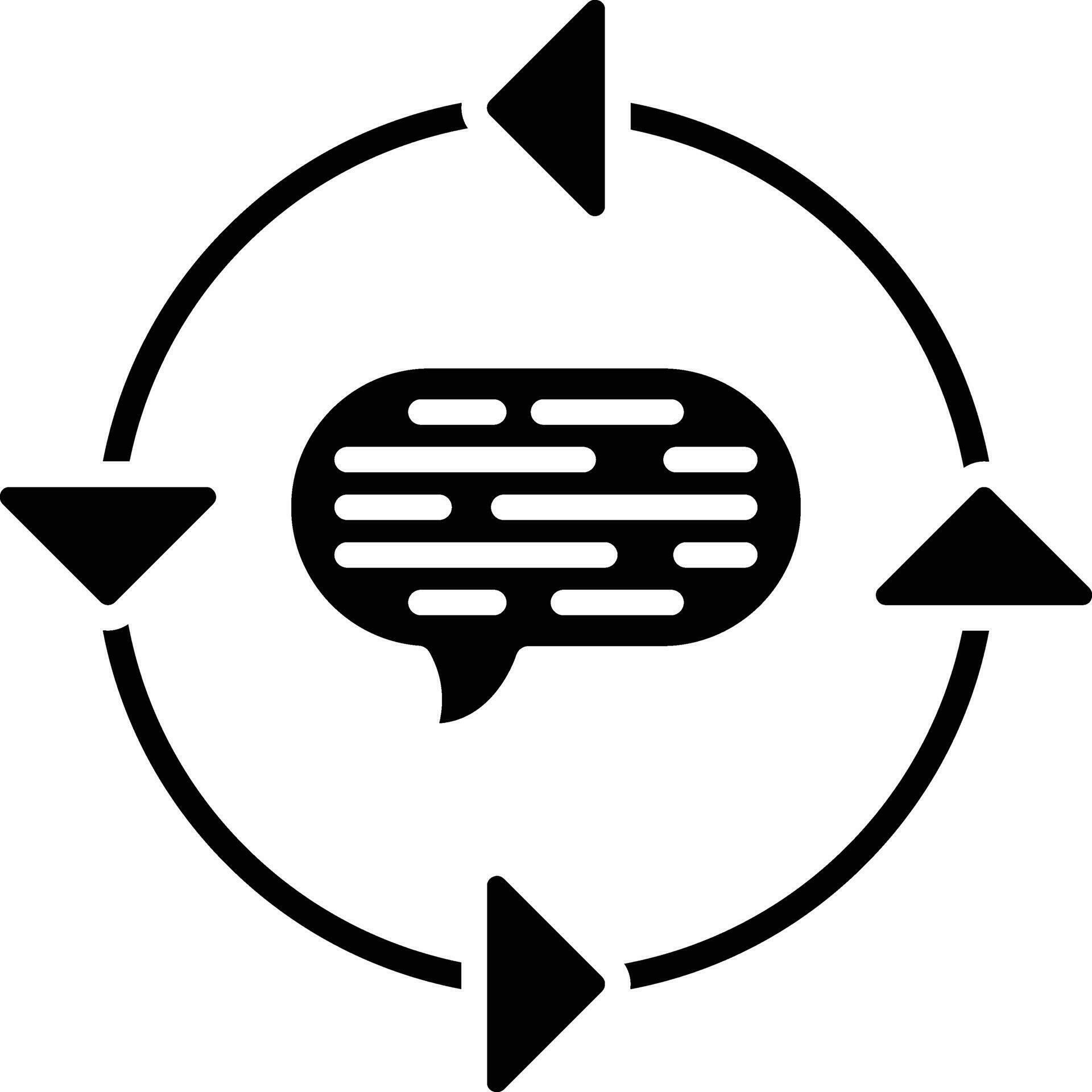 Feedback Loop Vector Icon 30332844 Vector Art at Vecteezy