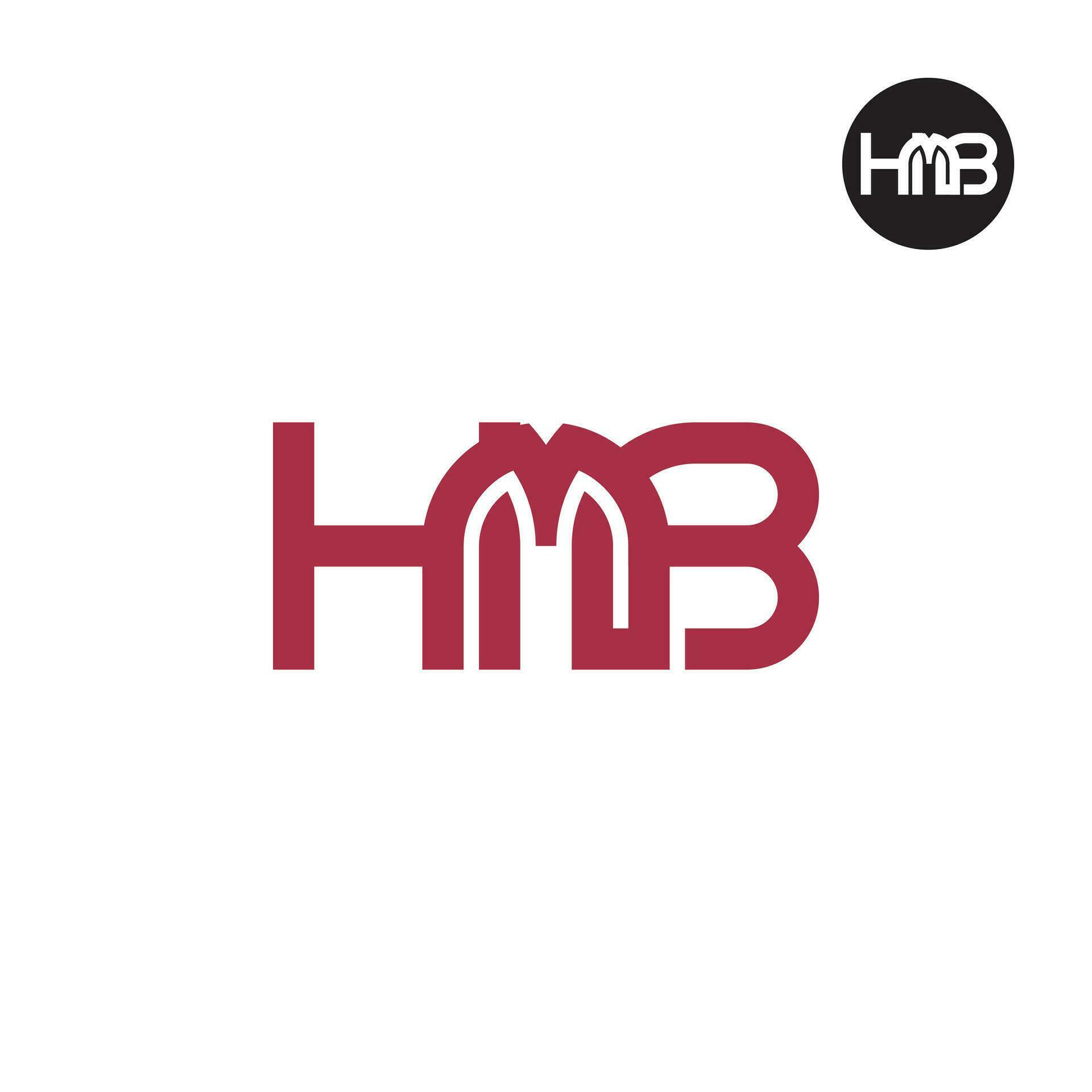 Letter HMB Monogram Logo Design 30332926 Vector Art at Vecteezy