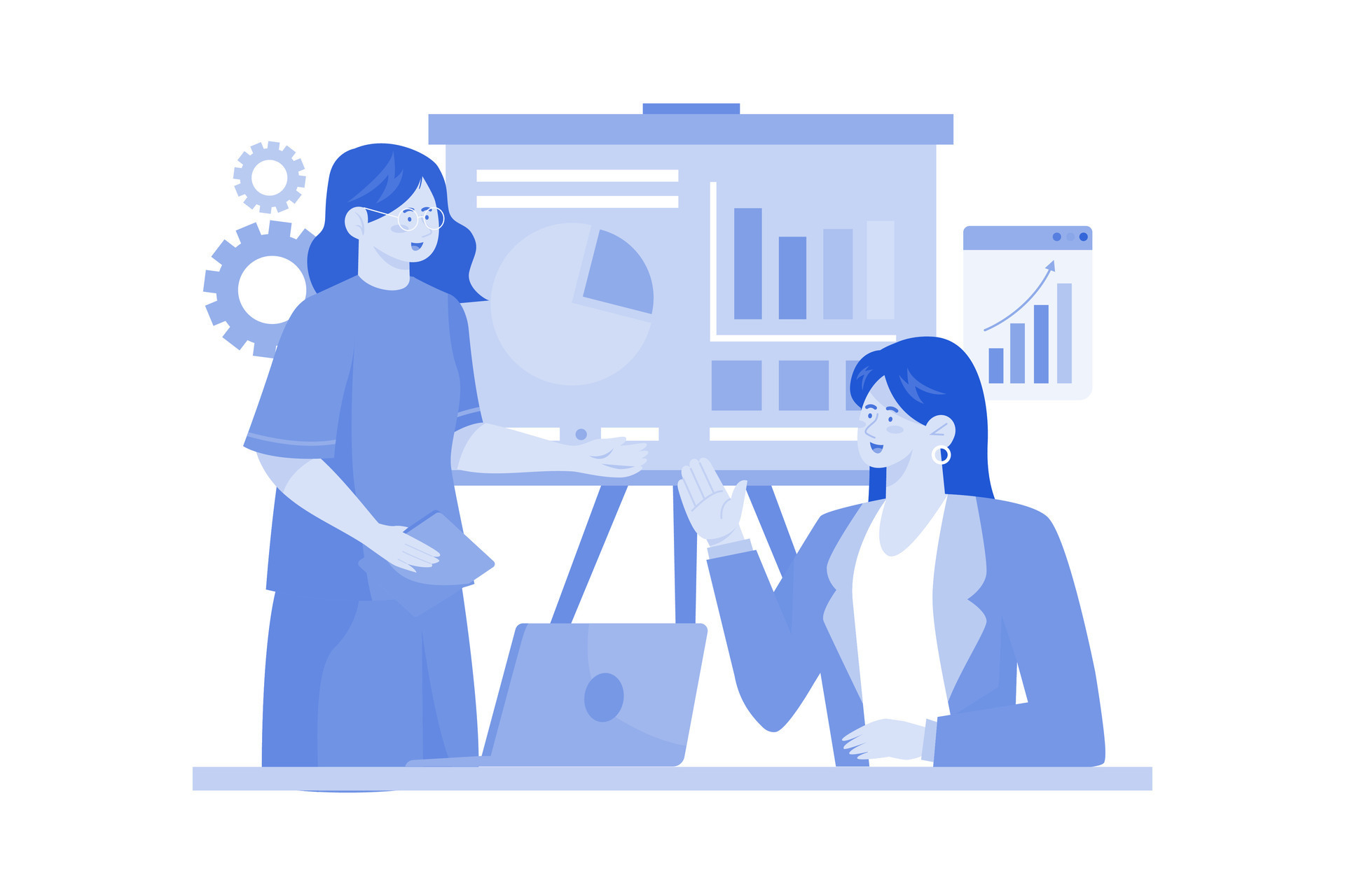 Business coach guiding clients' business plans. 30334022 Vector Art at ... Business coach guiding clients' business plans. 30334022 Vector Art at ...