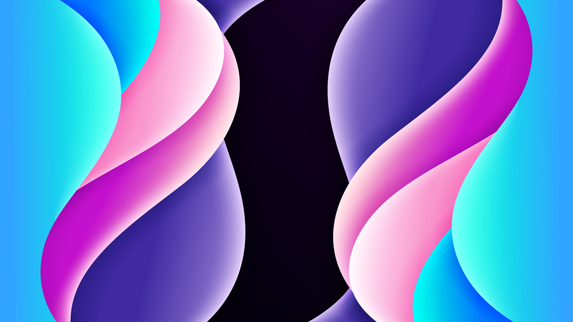Vector Abstract Background With Soft Gradient Color And Dynamic Shadow