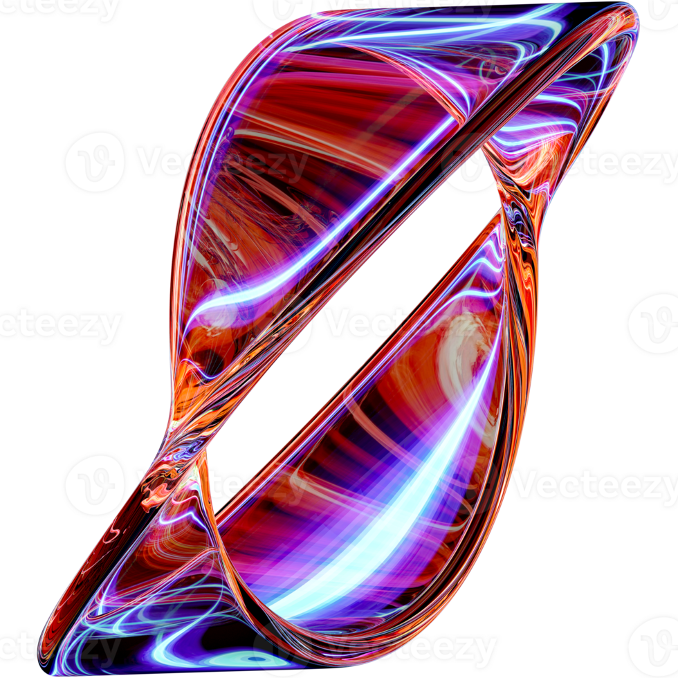 Abstract Lightning In Glass Shapes 30340283 Png
