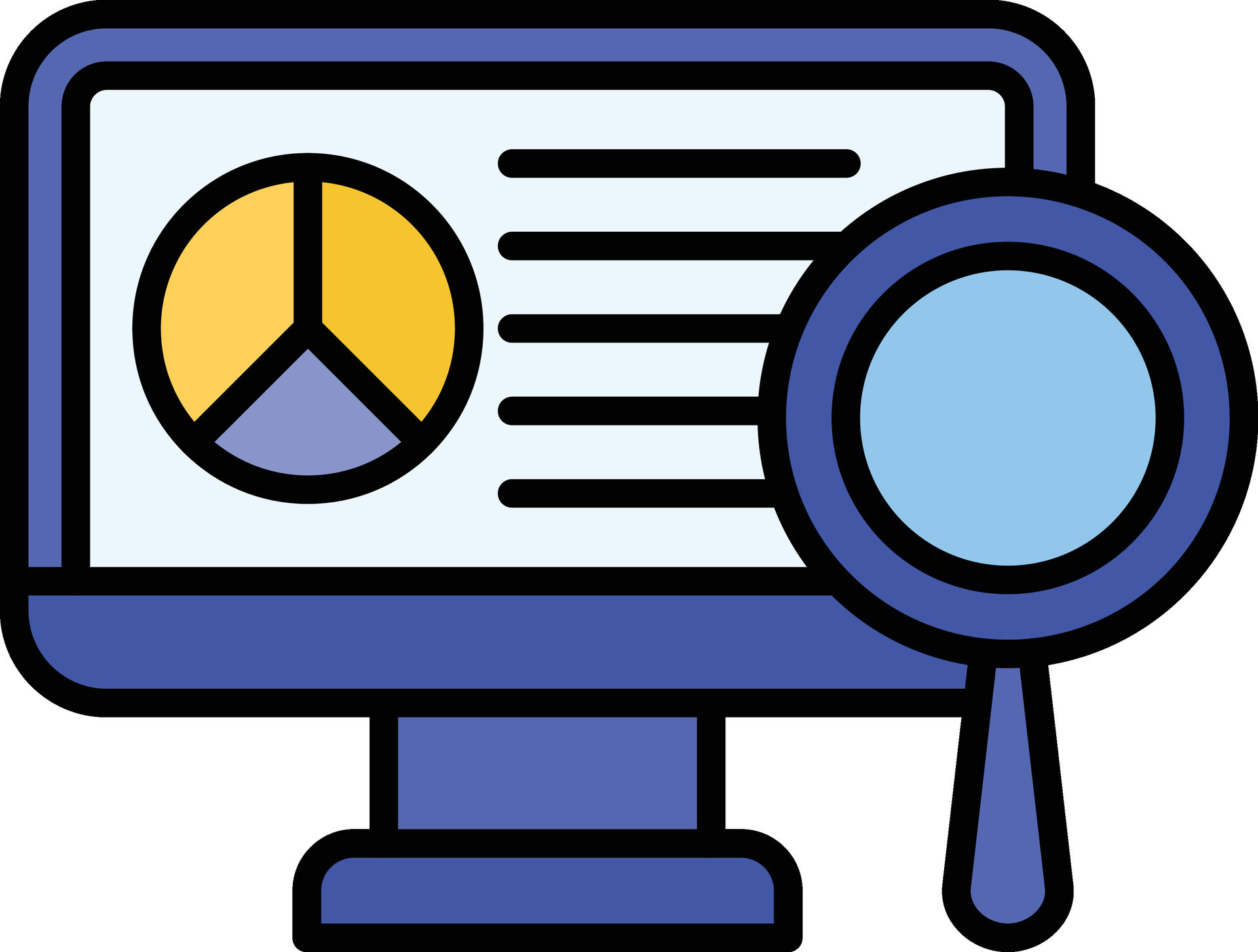 Monitoring Project Data Vector Icon 30340493 Vector Art At Vecteezy