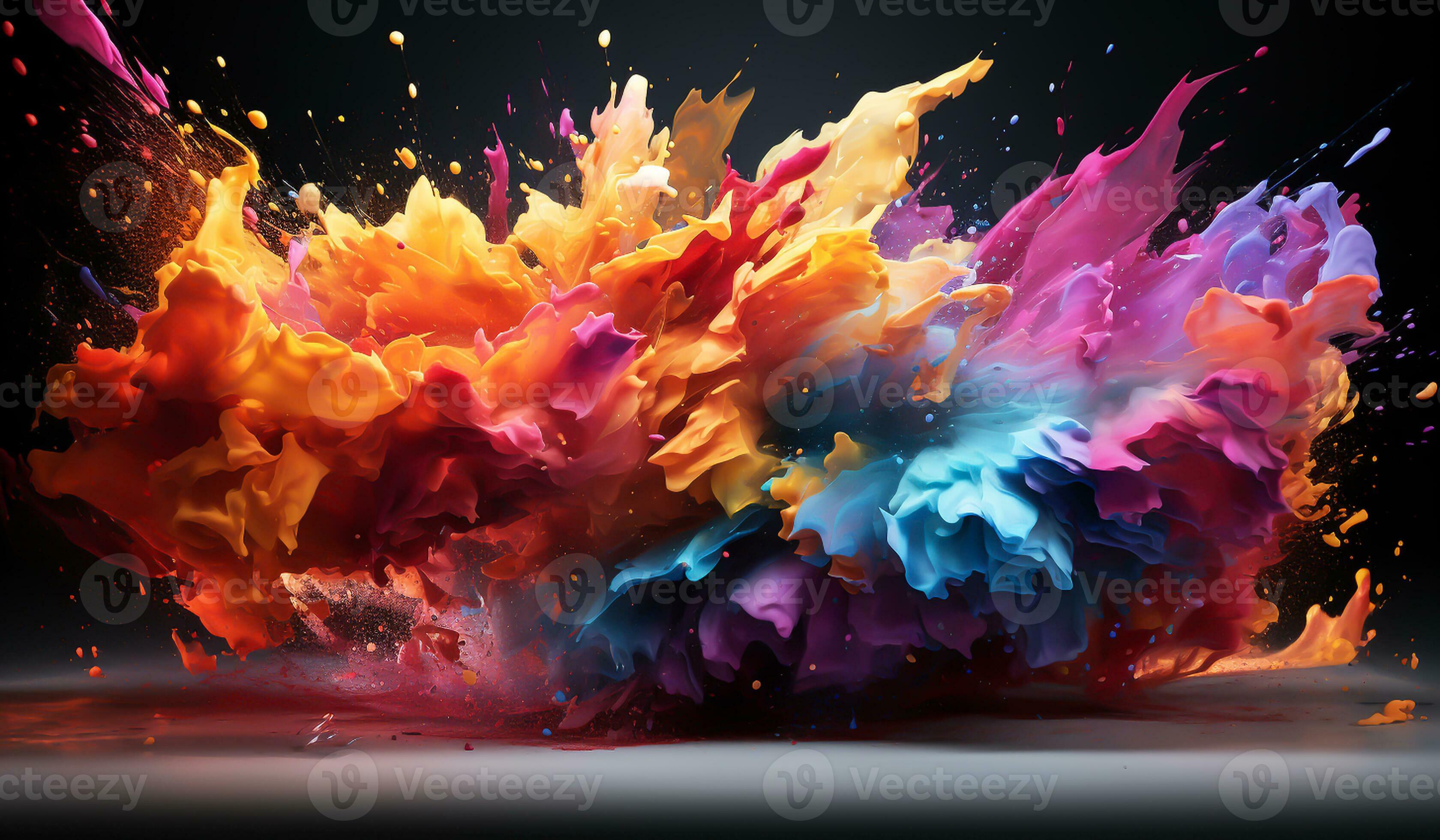 Vibrant explosion of colors. AI generated 30341644 Stock Photo at Vecteezy