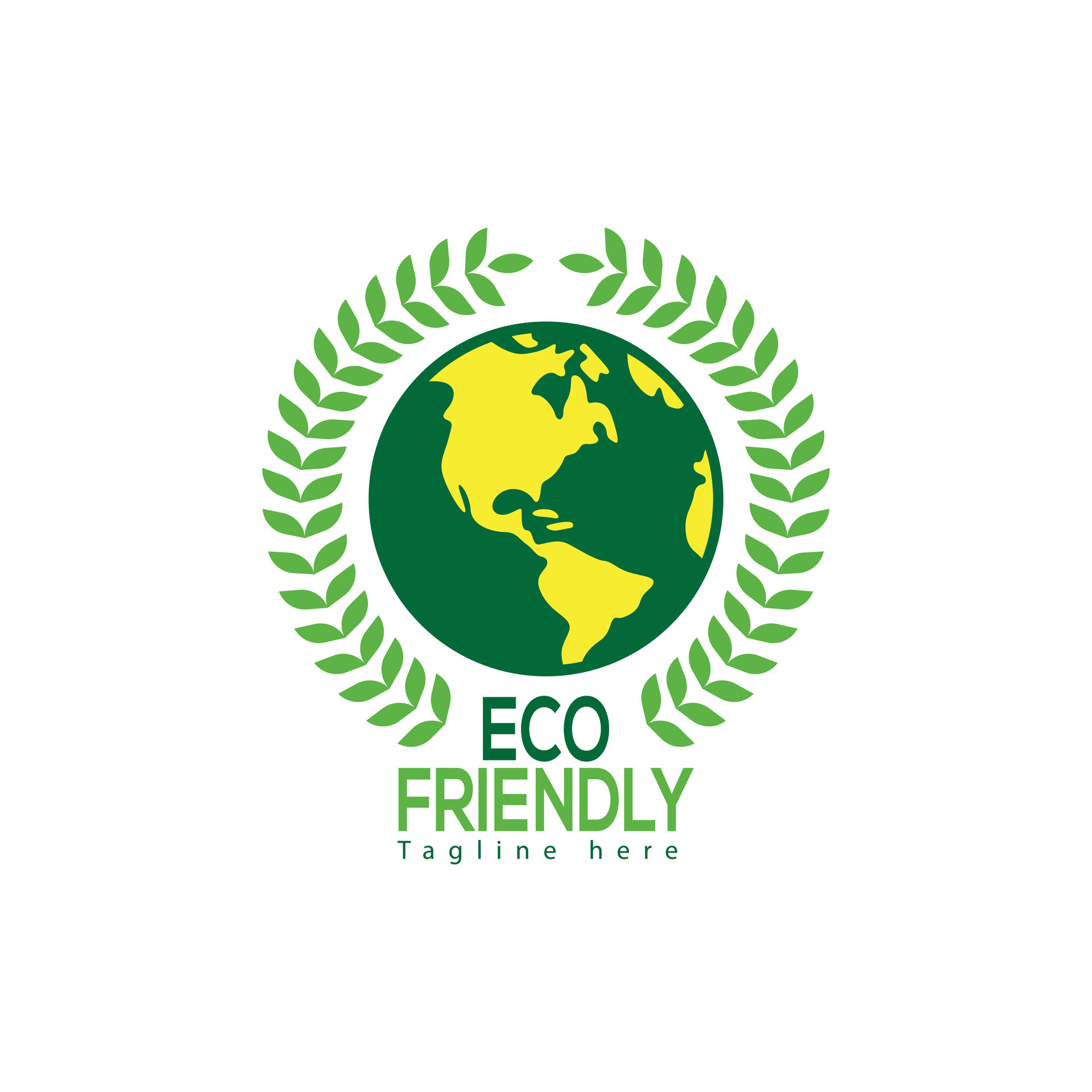 Free Vector eco friendly logo design and concept 30341904 Vector Art at Vecteezy