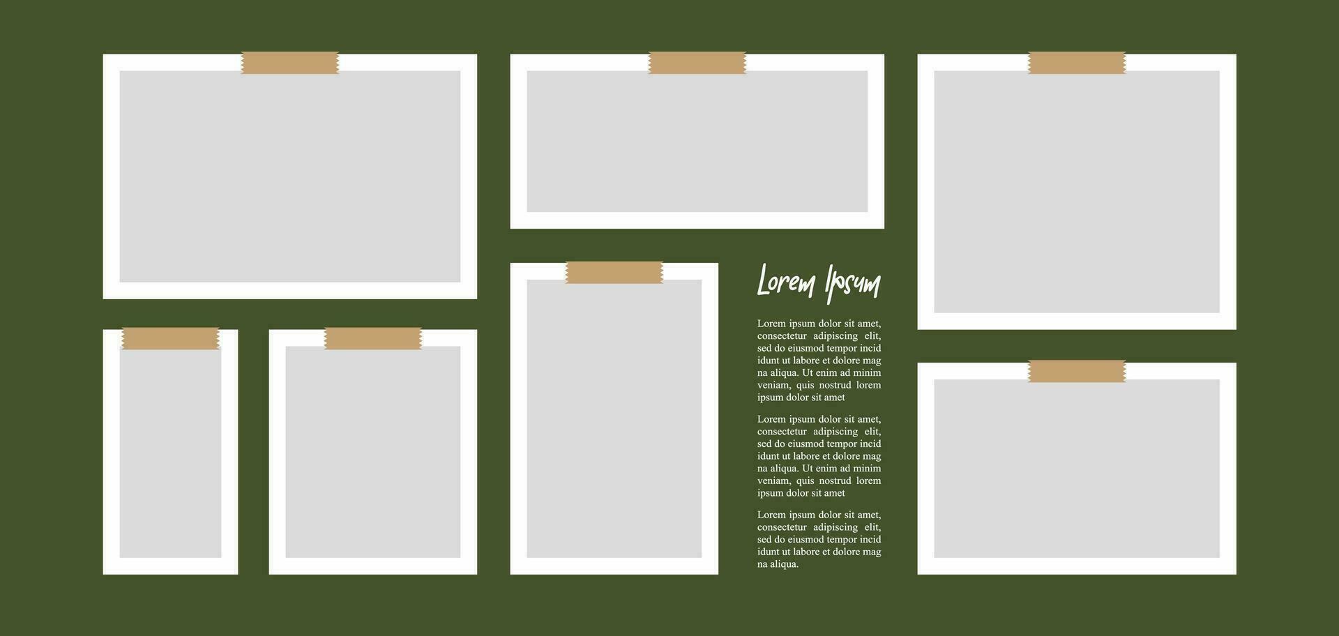 Photo Frame Layout Vector Art, Icons, and Graphics for Free Download