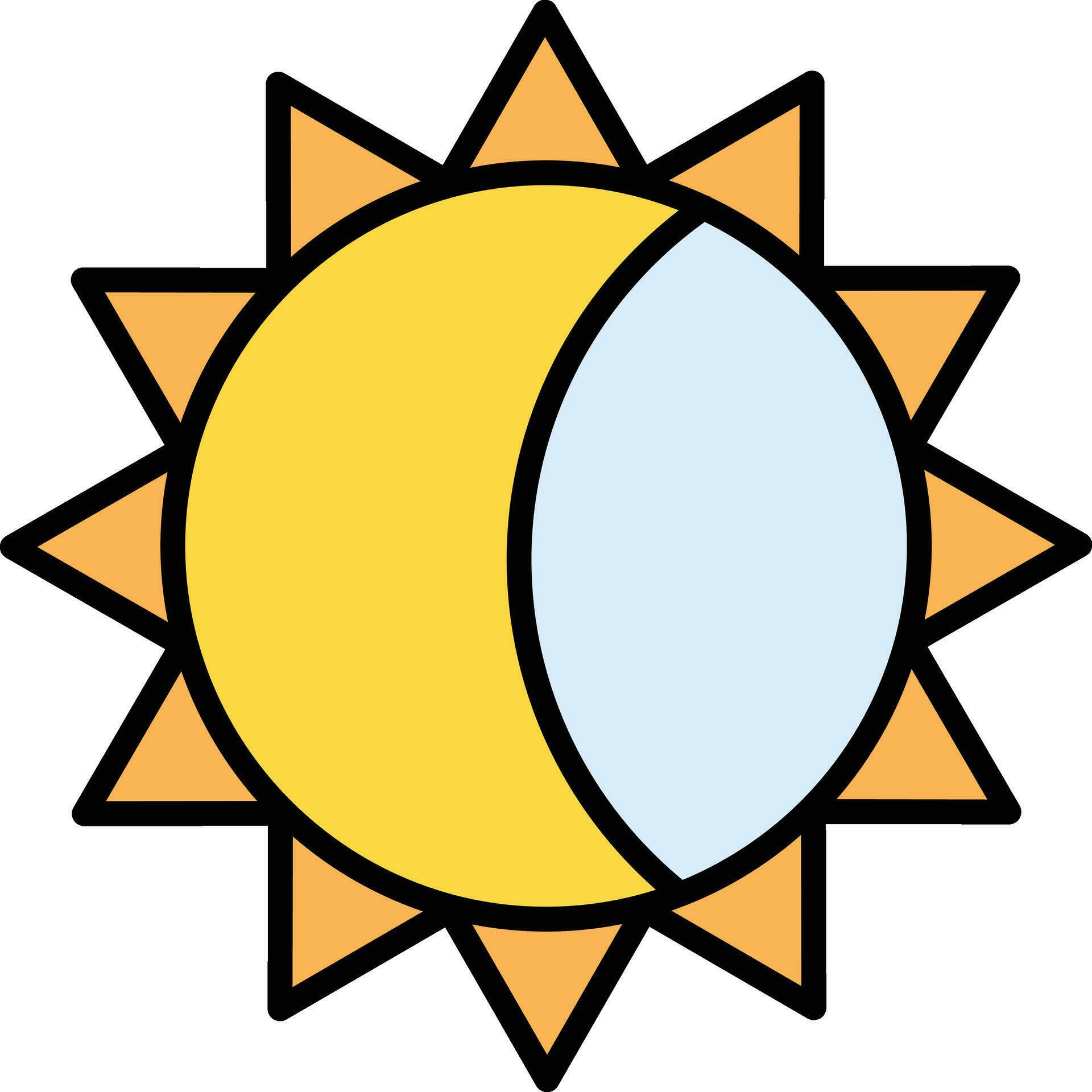 Solar Eclipse Vector Icon 30344658 Vector Art at Vecteezy