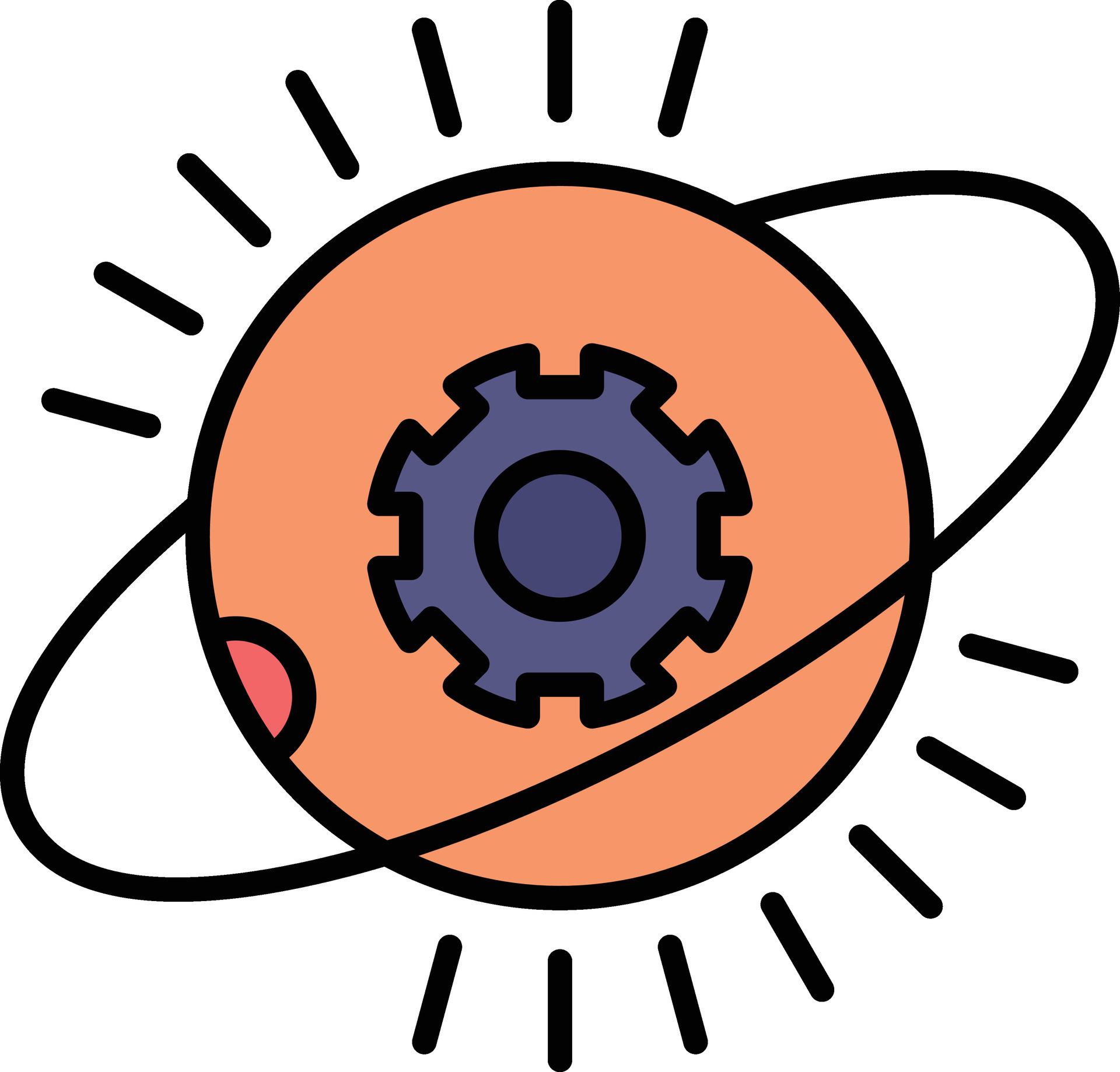 Supernova Vector Icon 30344747 Vector Art At Vecteezy