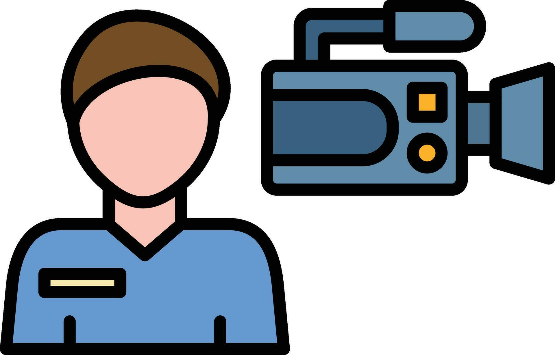 Camera Operator Vector Icon 30345878 Vector Art at Vecteezy