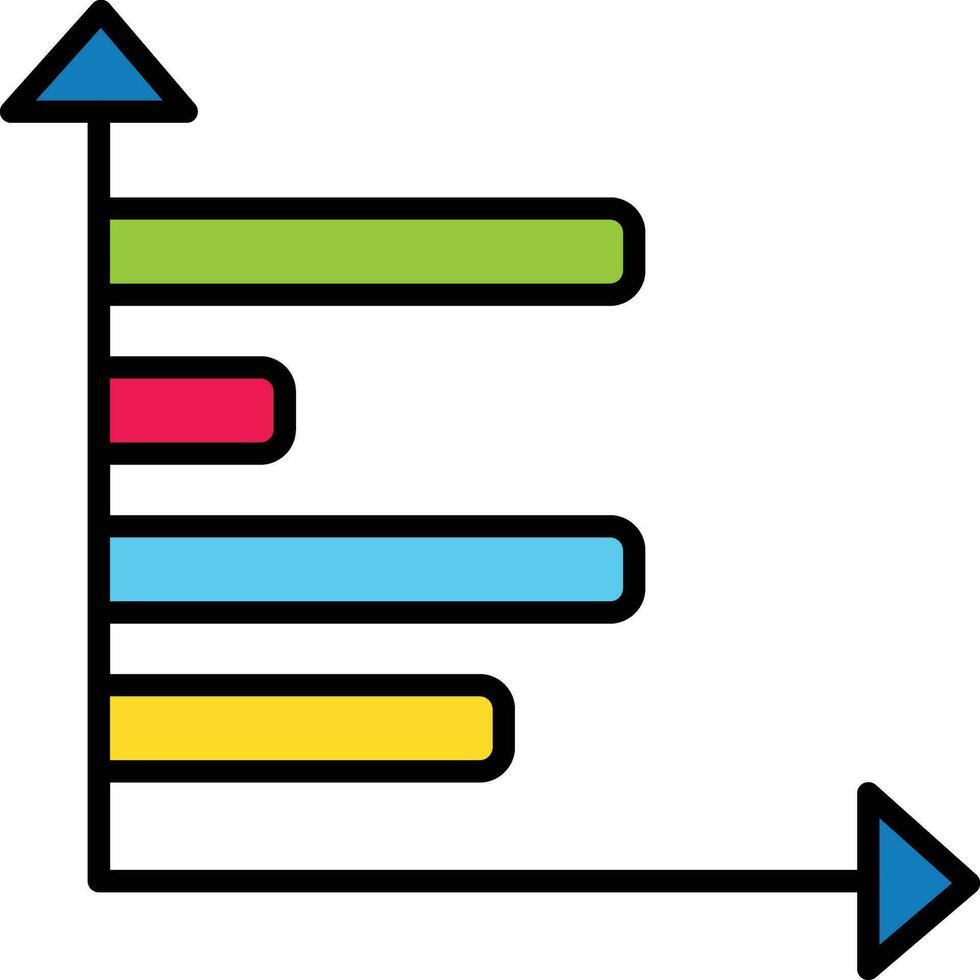 Horizontal Bar Chart Vector Icon 30345933 Vector Art at Vecteezy
